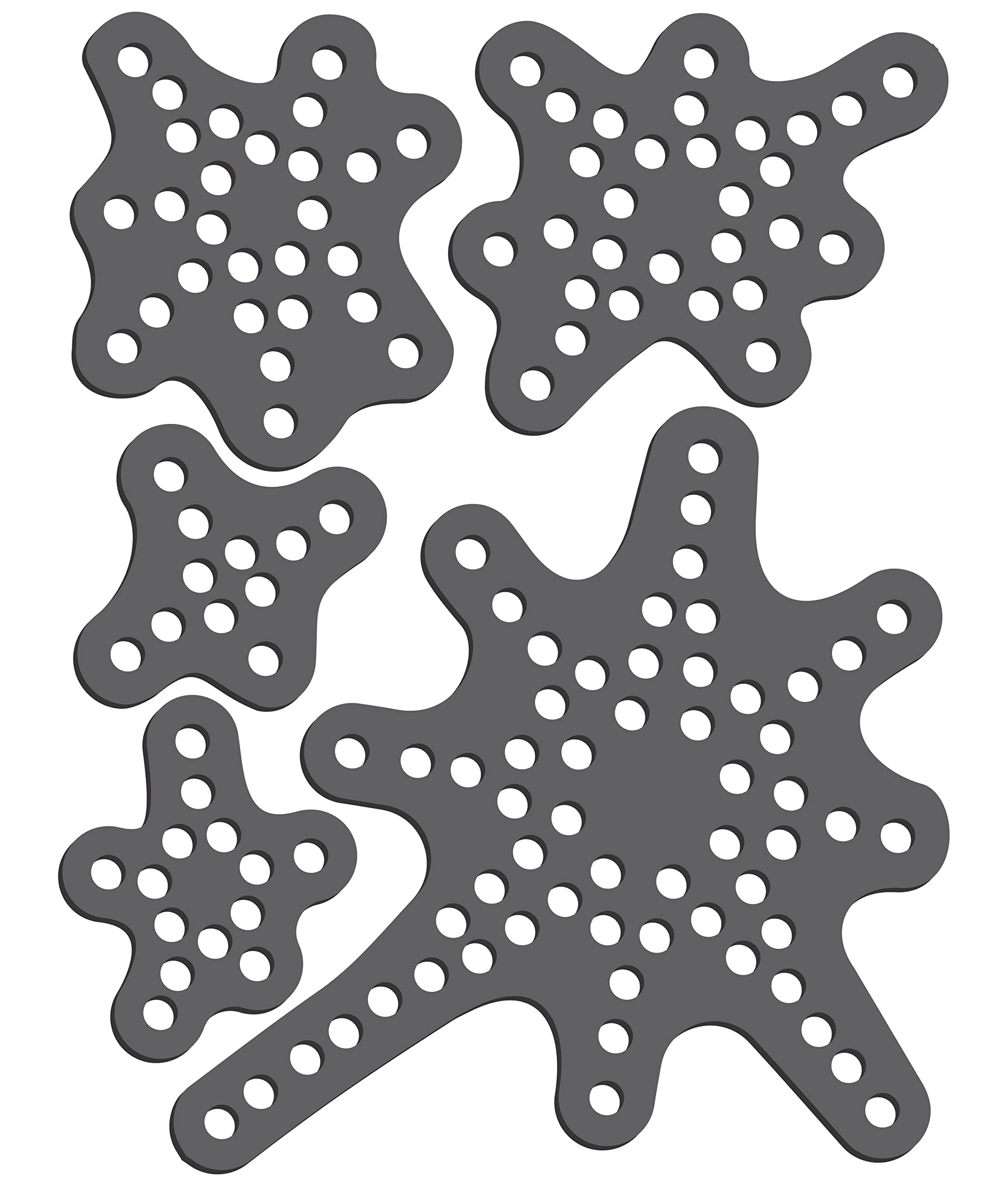 Rhinestone Genie STARBURSTS 002 Magnetic Rhinestone Template, Black ...