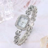 Timex Viewpoint Women's 25mm Silver-Tone Watch with Mother-of-Pearl ...