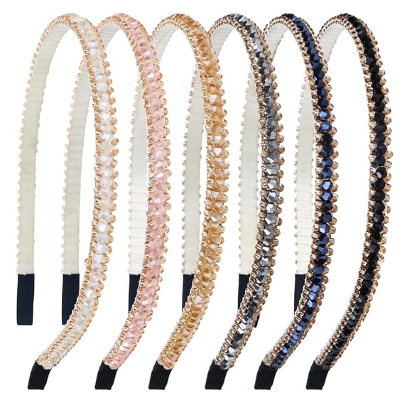 Rhinestone Headbands for Girls Crystal Headband Sparkly Headbands Shiny ...