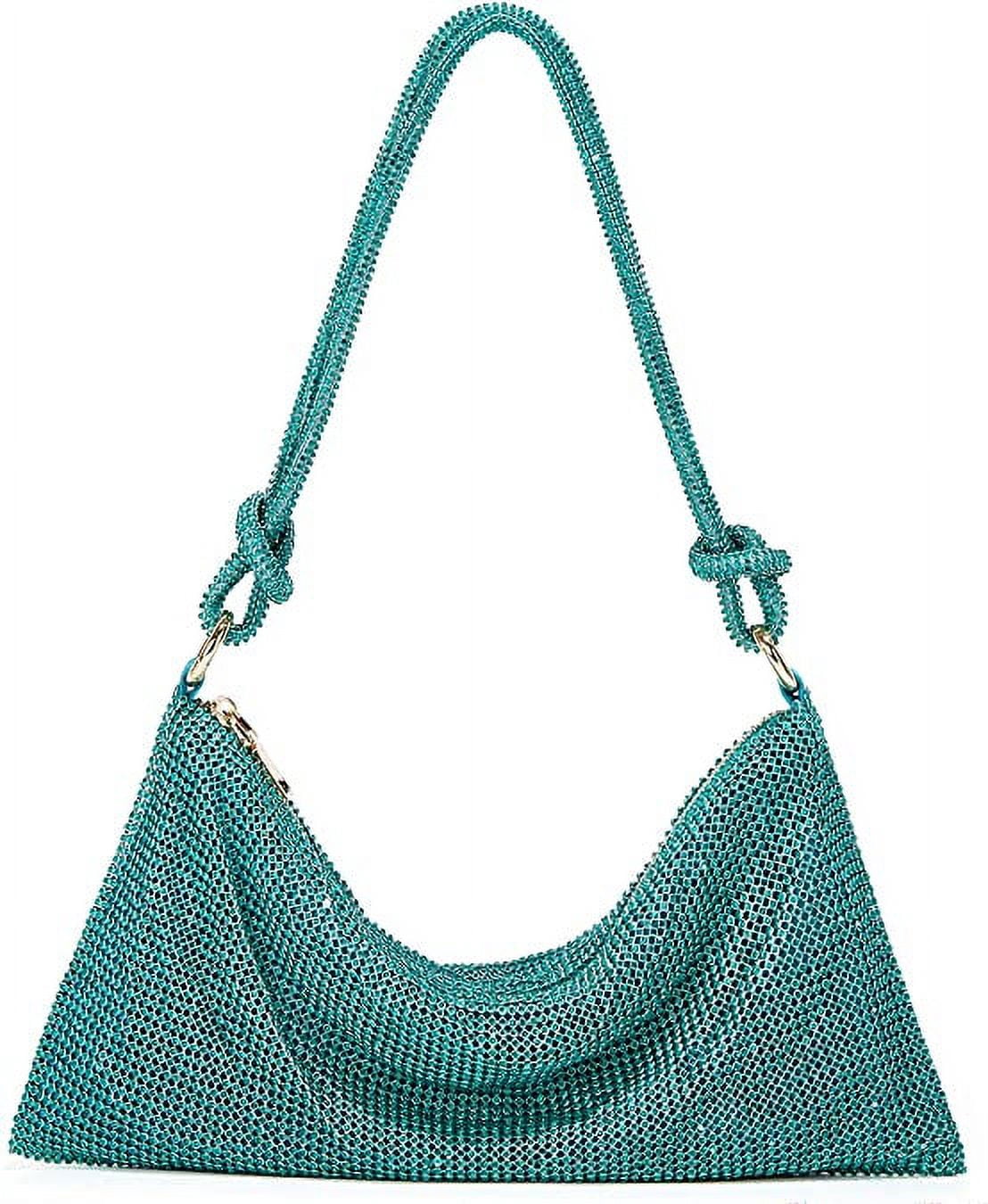 Rhinestone Hobo Bag for Women Chic Evening Handbag Shiny Purse for ...