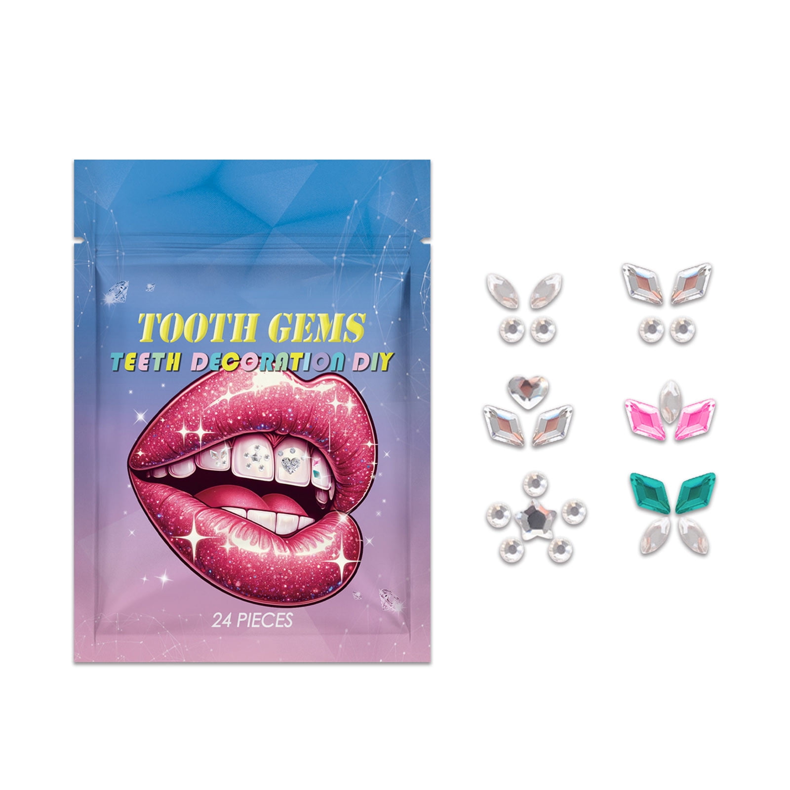 Rhinestone Kit Rhinestone Tooth DIY Gem Kit Rhinestone Kit Tooth Gem ...