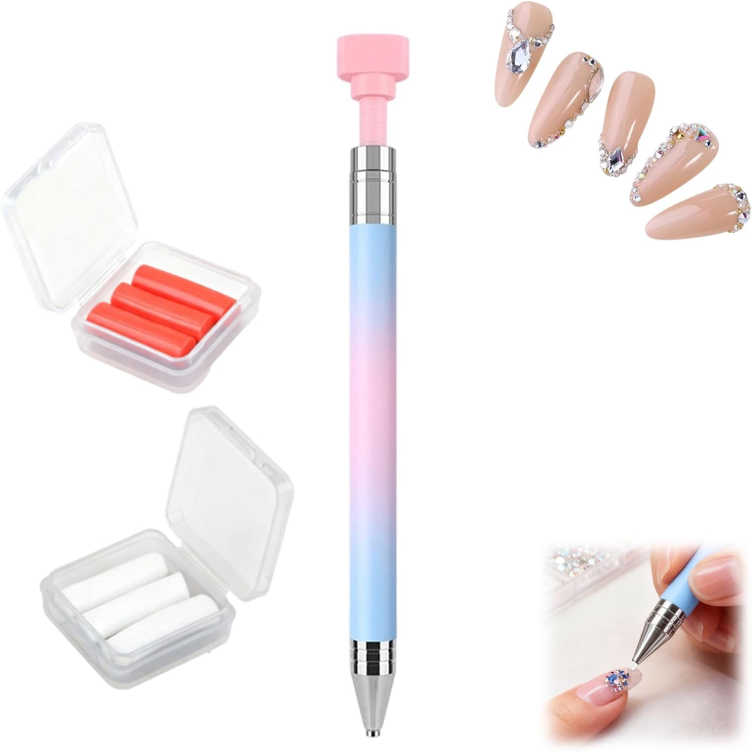Rhinestone Picker Tool Diamond Art Refillable Wax Pen for Diamond ...