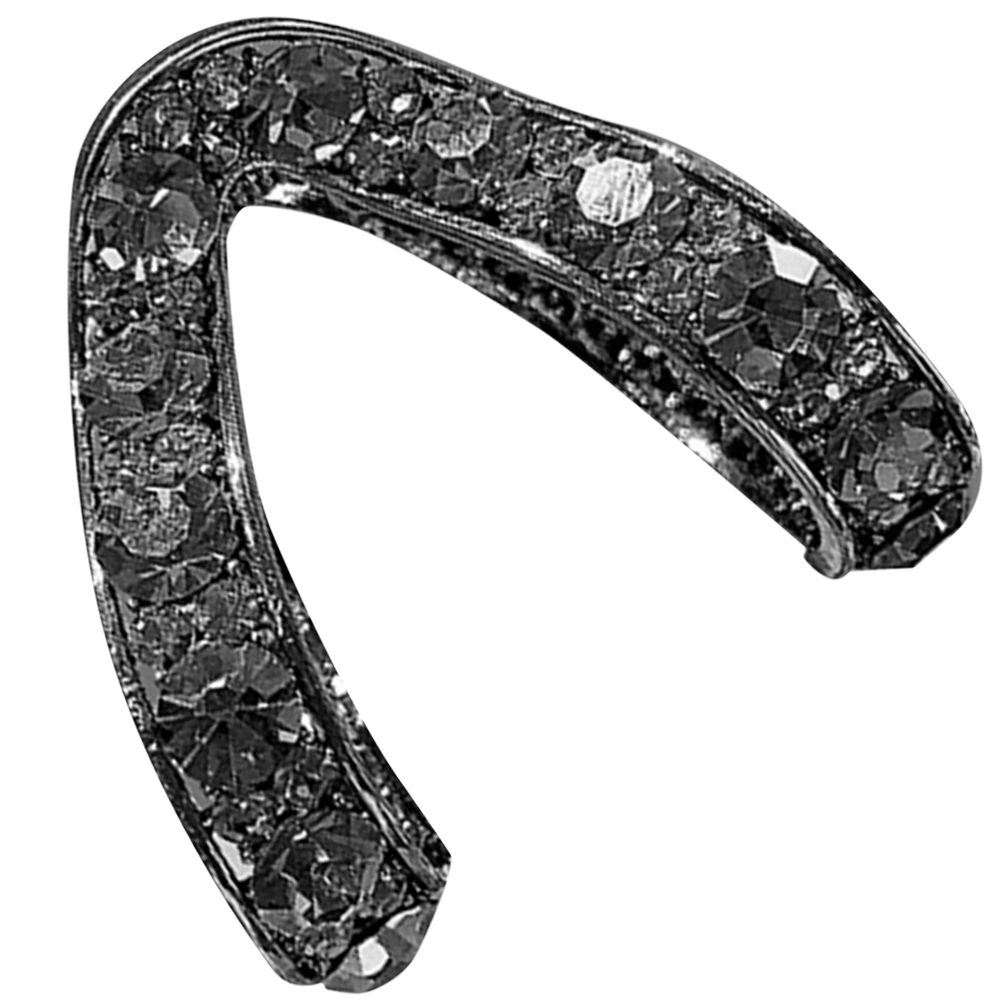 Rhinestone Ponytail Holder Hair Clips for Women Thin High Gripper Miss ...