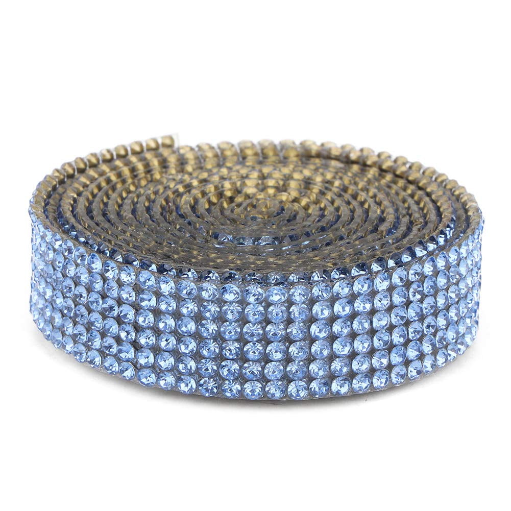 Rhinestone Ribbon,1m Long Bling Crystal Rhinestone Band Rhinestone ...