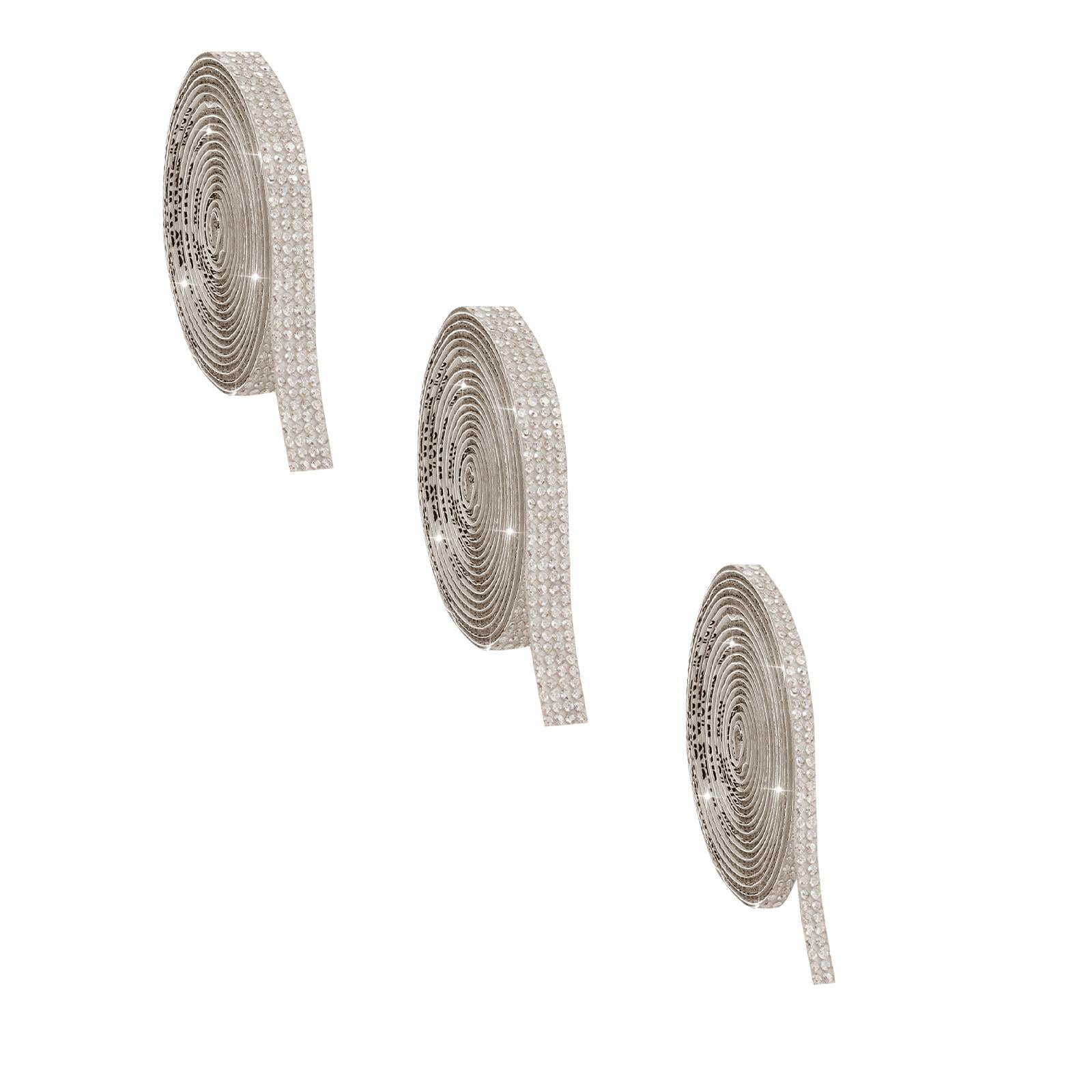 Rhinestone Ribbons Sticker, Glitter Diamond Rhinestone Ribbon Roll ...