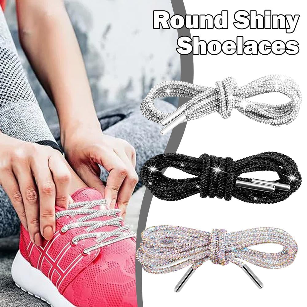 Rhinestone Rope Laces, Glitter Shoe Laces for Sneakers- 2PCS Rhinestone ...