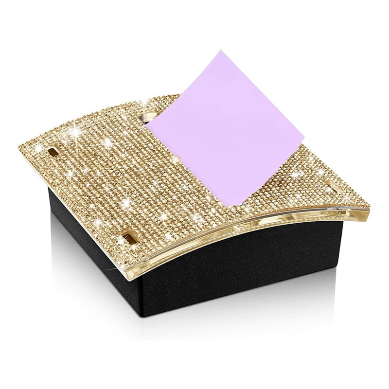 Rhinestone Self Stick Note Pad Holders 4 X 4 Inches Memo Note Holder ...