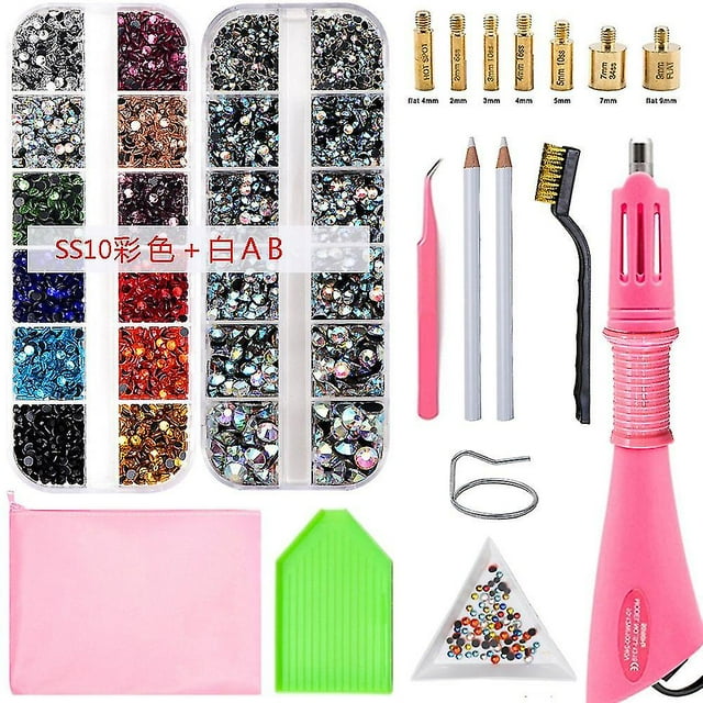 Rhinestone Setter, Applicator Toolkit, Hot Fixed Wand Bedazzler Kit ...