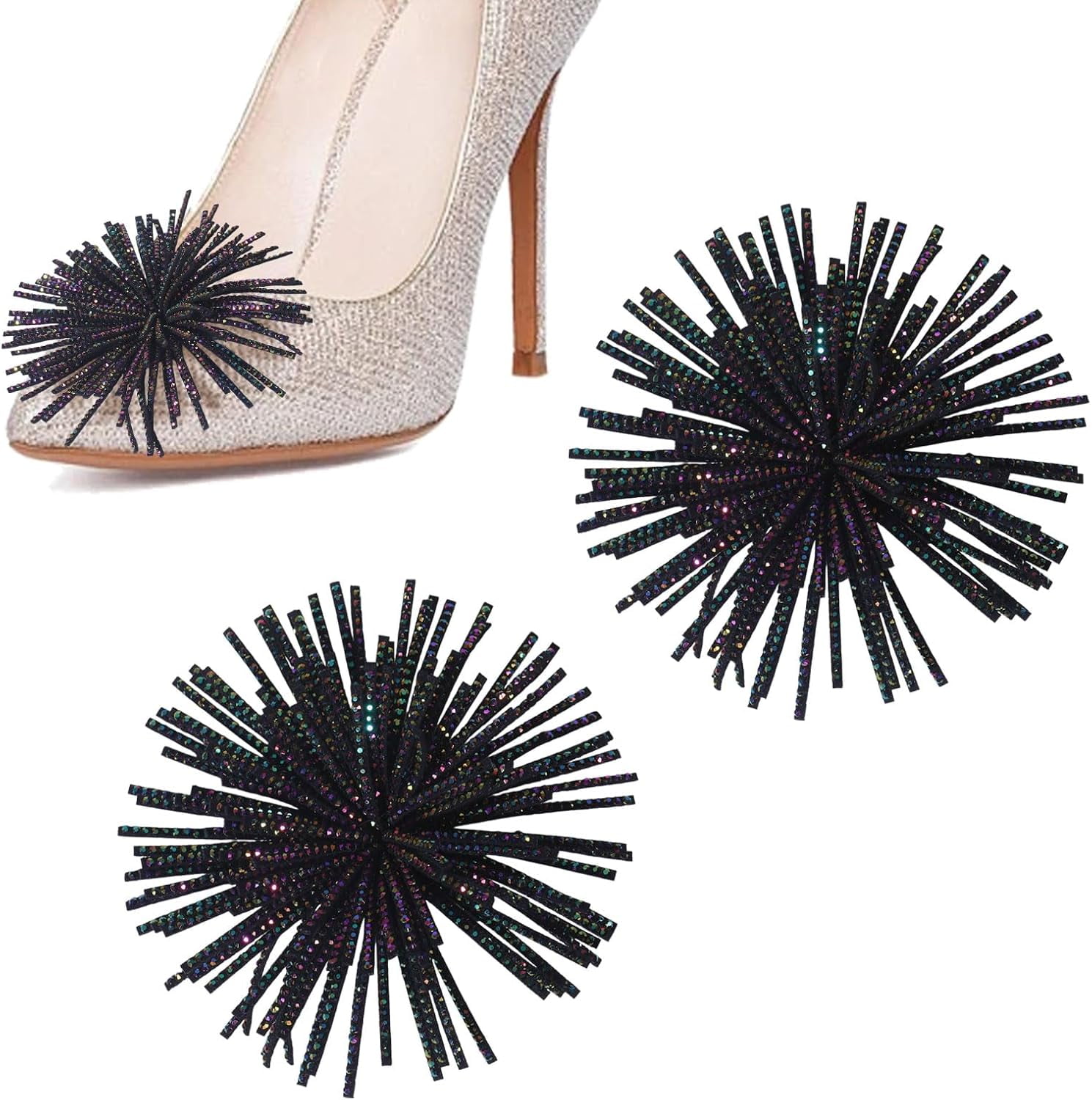 Rhinestone Shoe Buckle Clips High Heel Shoe Clips for Women Bridal ...