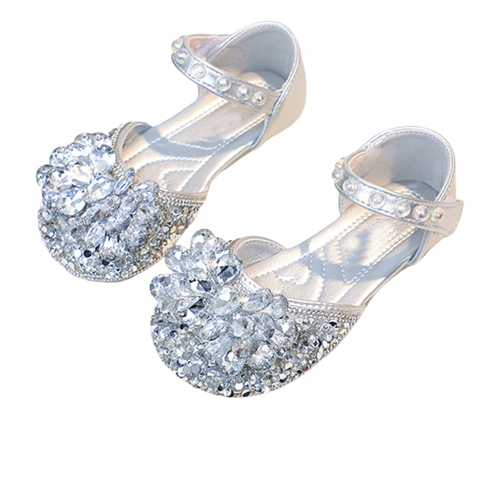Rhinestone Shoes With Soft Soles For Little Girls Casual Girls Sandals ...