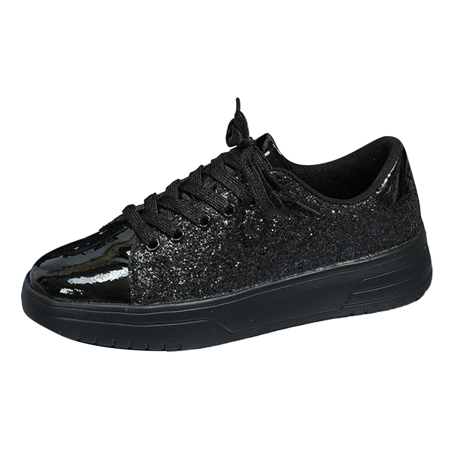 Rhinestone Sneakers for Women Women's Glitter Sneakers Shiny Sequin ...