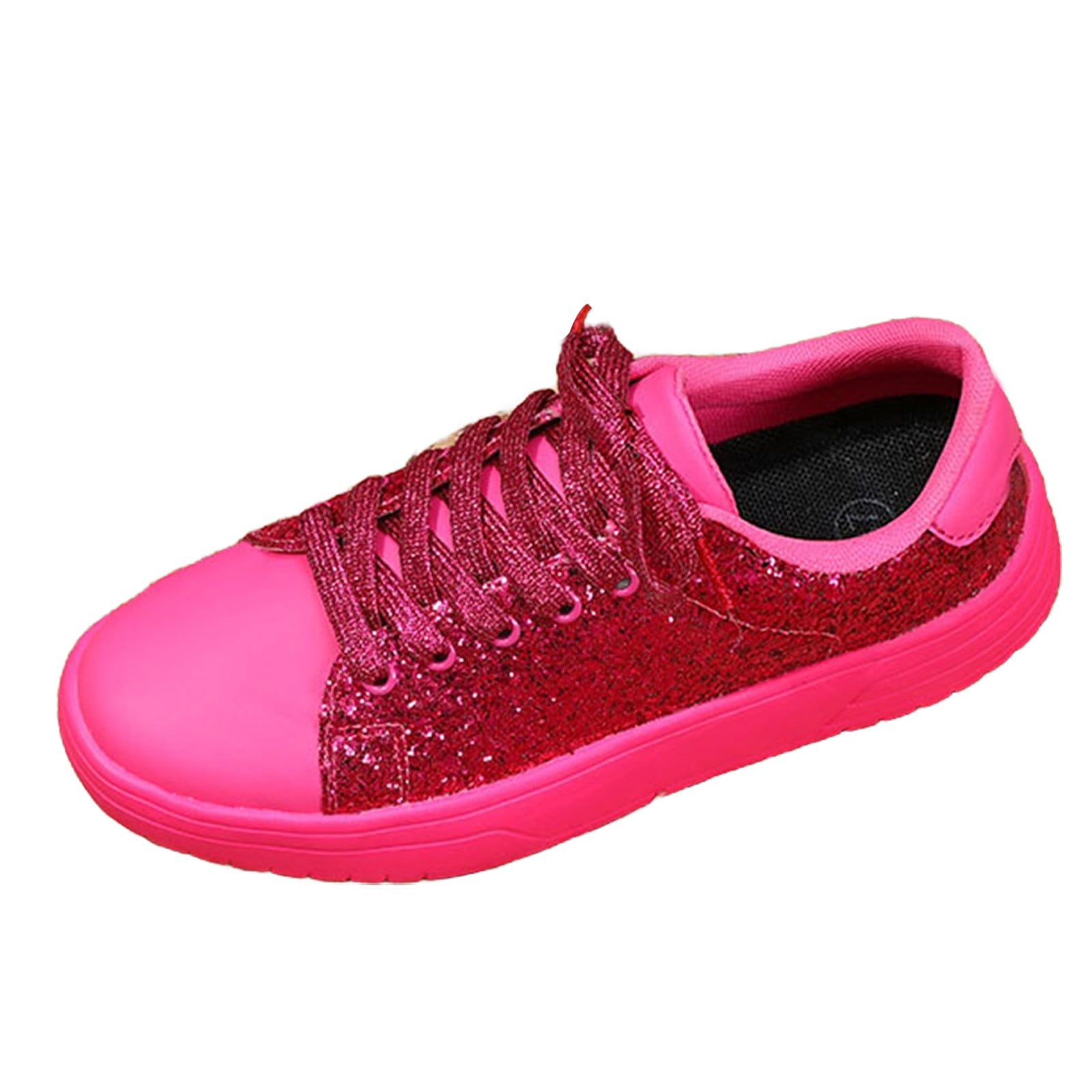 XIMIN Rhinestone Sneakers for Women Women's Glitter Sneakers Shiny ...
