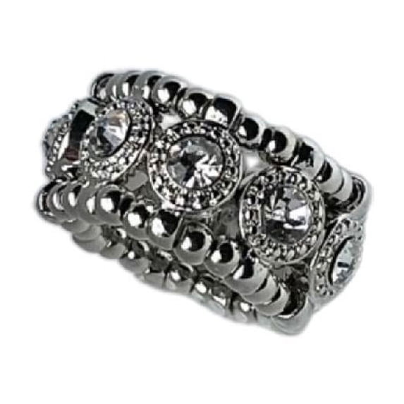 Rhinestone Stretch Rings Stackable Finger Rings Elastic Rings ...