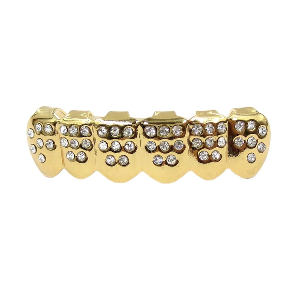 Rhinestone Tooth Socket Copper Teeth Brace Shiny Teeth Decoration Teeth ...