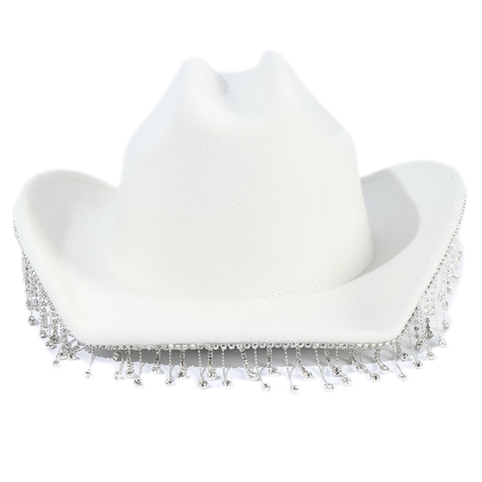 Rhinestones Cowgirl Hats Shimmery Rave Cow Girl Hat with Rhinestones ...