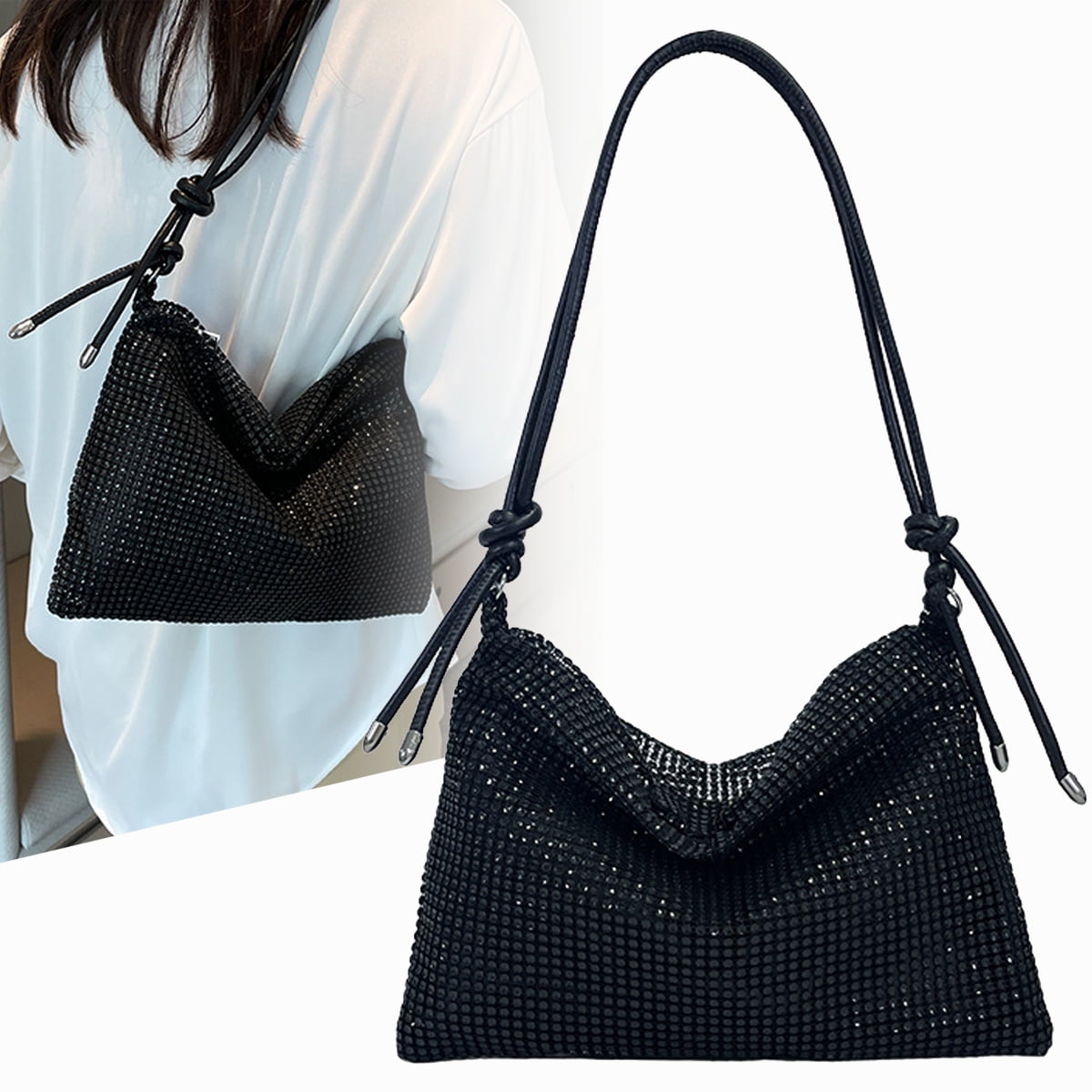 Rhinestones Evening Bag Shiny Dinner Party Wedding Purses Women ...