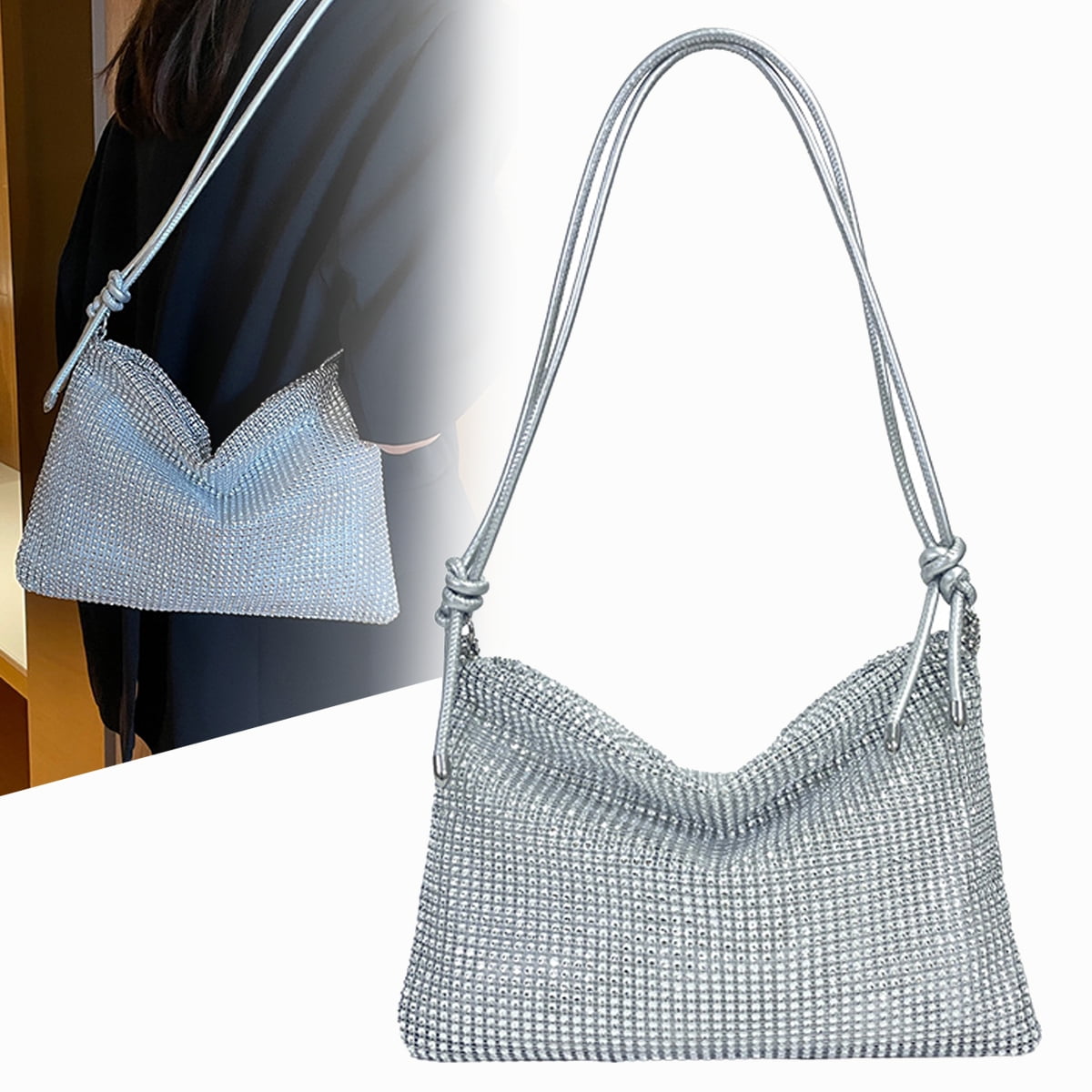 Rhinestones Evening Bag Shiny Dinner Party Wedding Purses Women ...