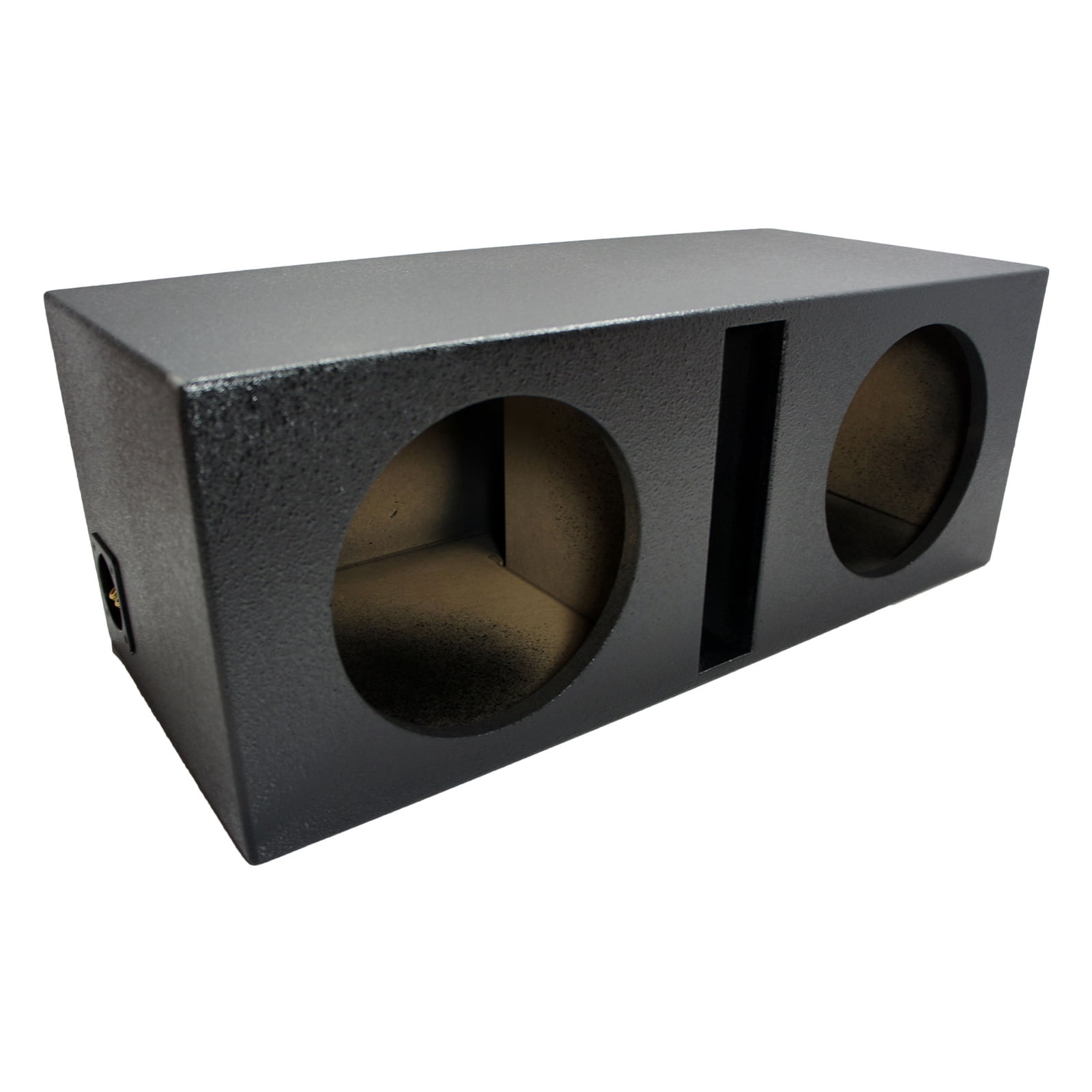 "Rhino Vented Dual 12"" Sub Box Car Audio Speaker Bass Subwoofer Enclosure" - Walmart.com