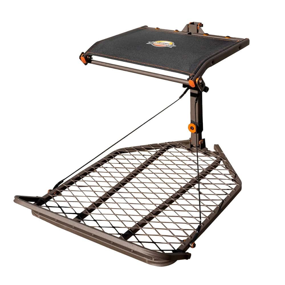 Rhino Blinds RTH-100 Hang On Stand with Comfort Mesh Seat and Level ...