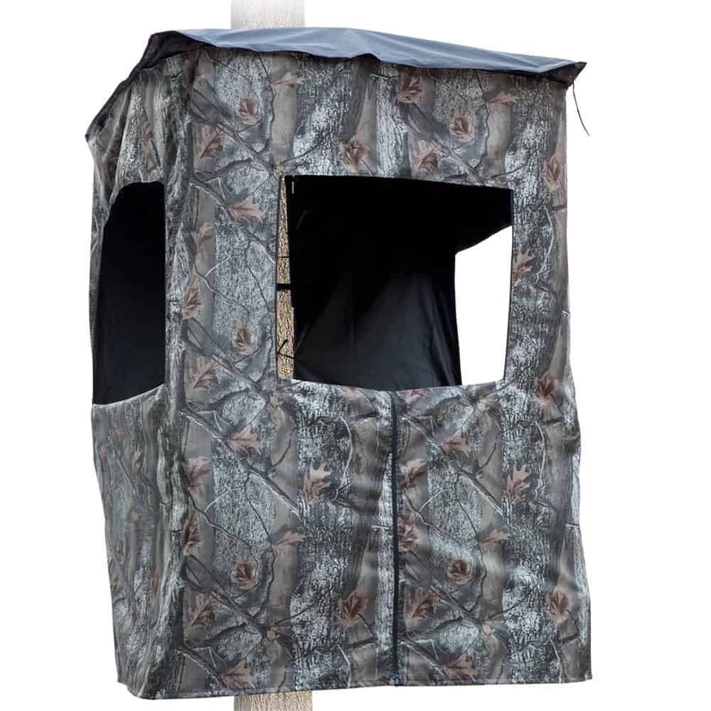 Rhino Blinds Universal Treestand Full Enclosure Kit, Black/Steel ...