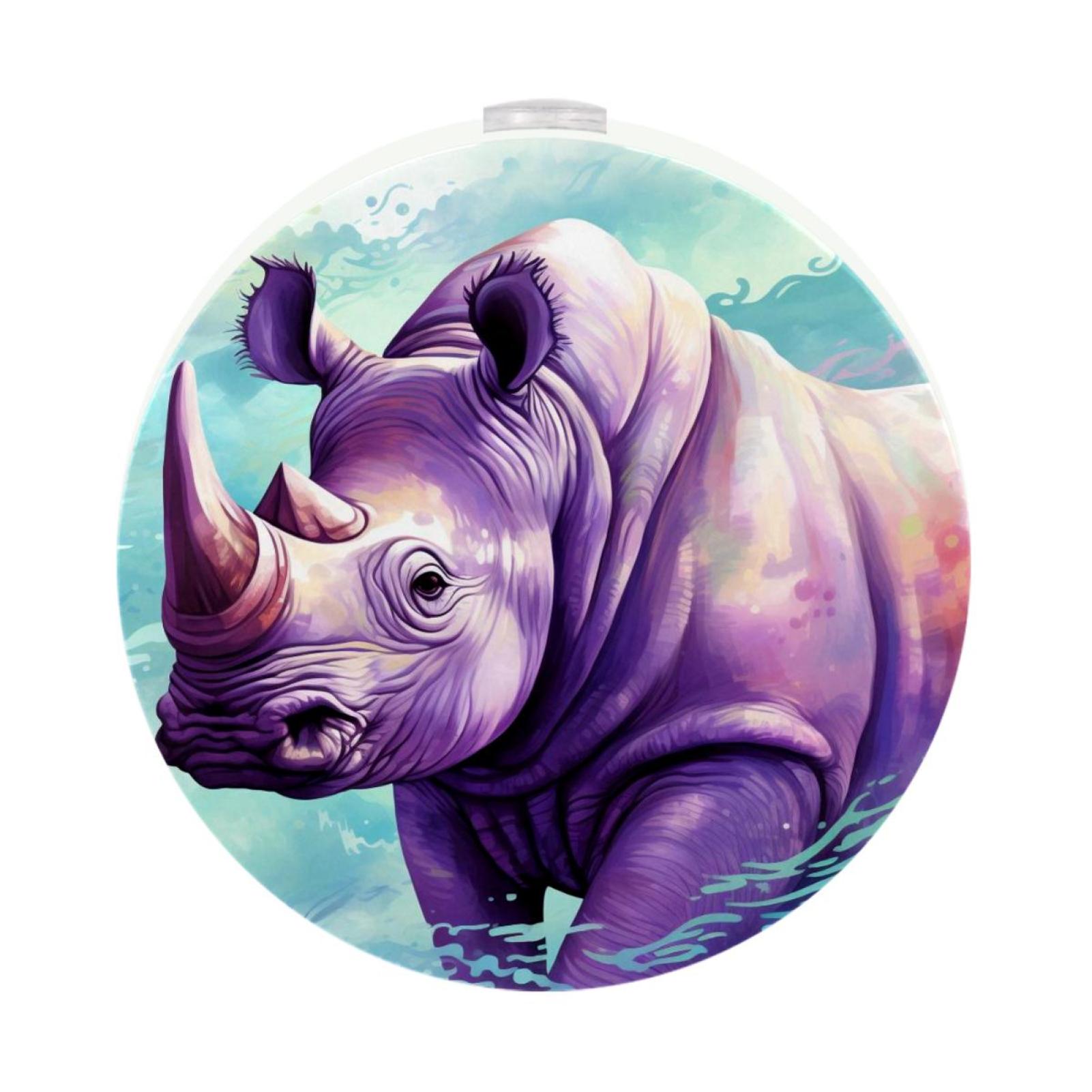 Rhino Bright and Compact LED Round Night Light - Set of 2, Energy ...