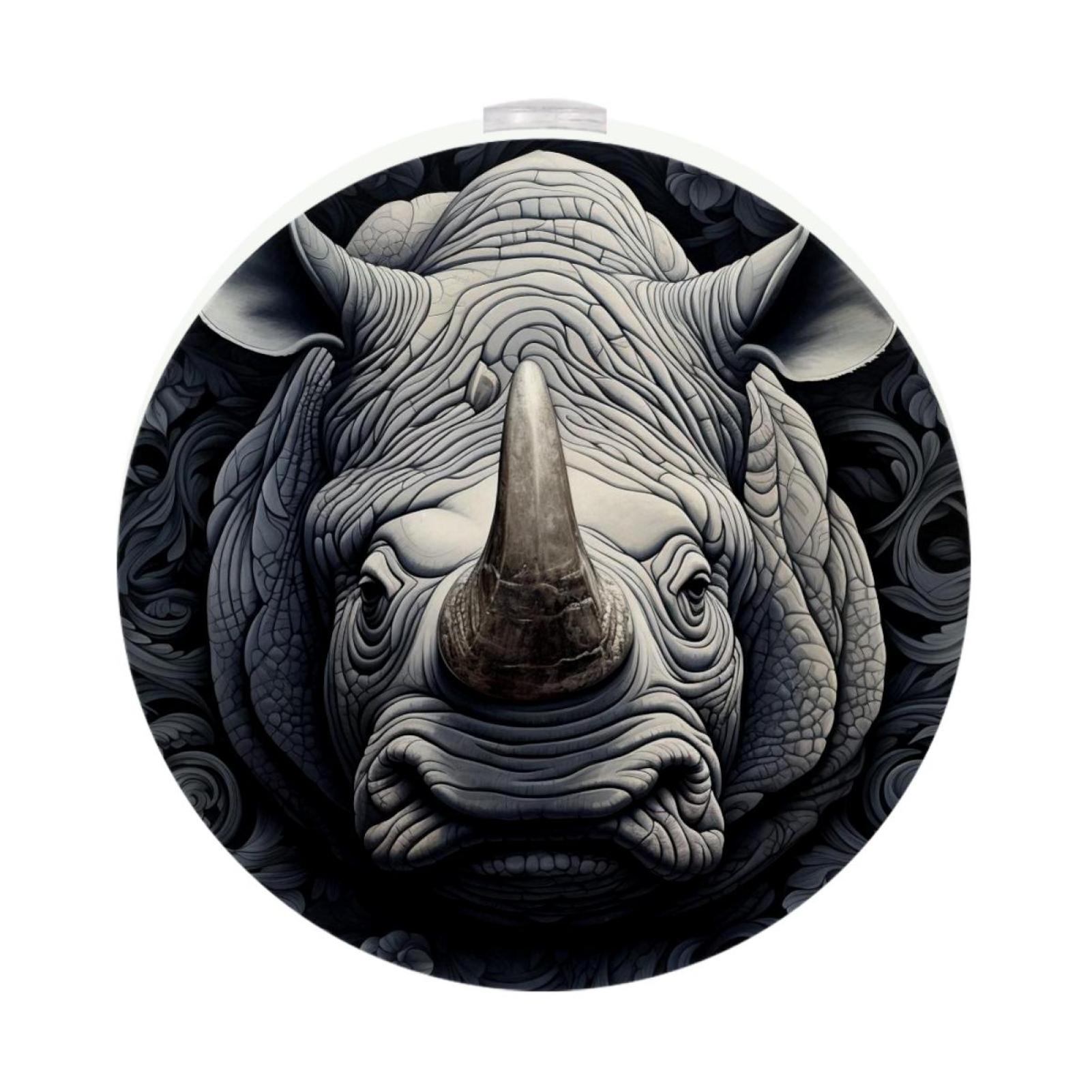 Rhino Bright and Compact LED Round Night Light - Set of 2, Energy ...