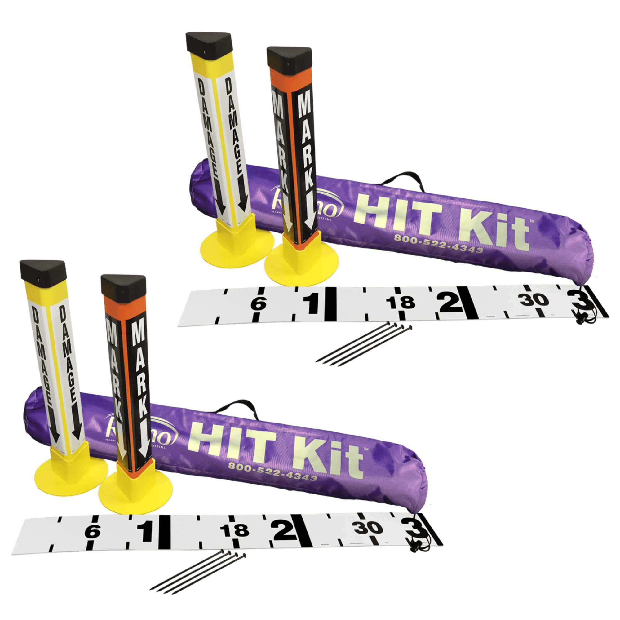 Rhino HIT Kit: 2 kits / 36 inch ruler - Walmart.com
