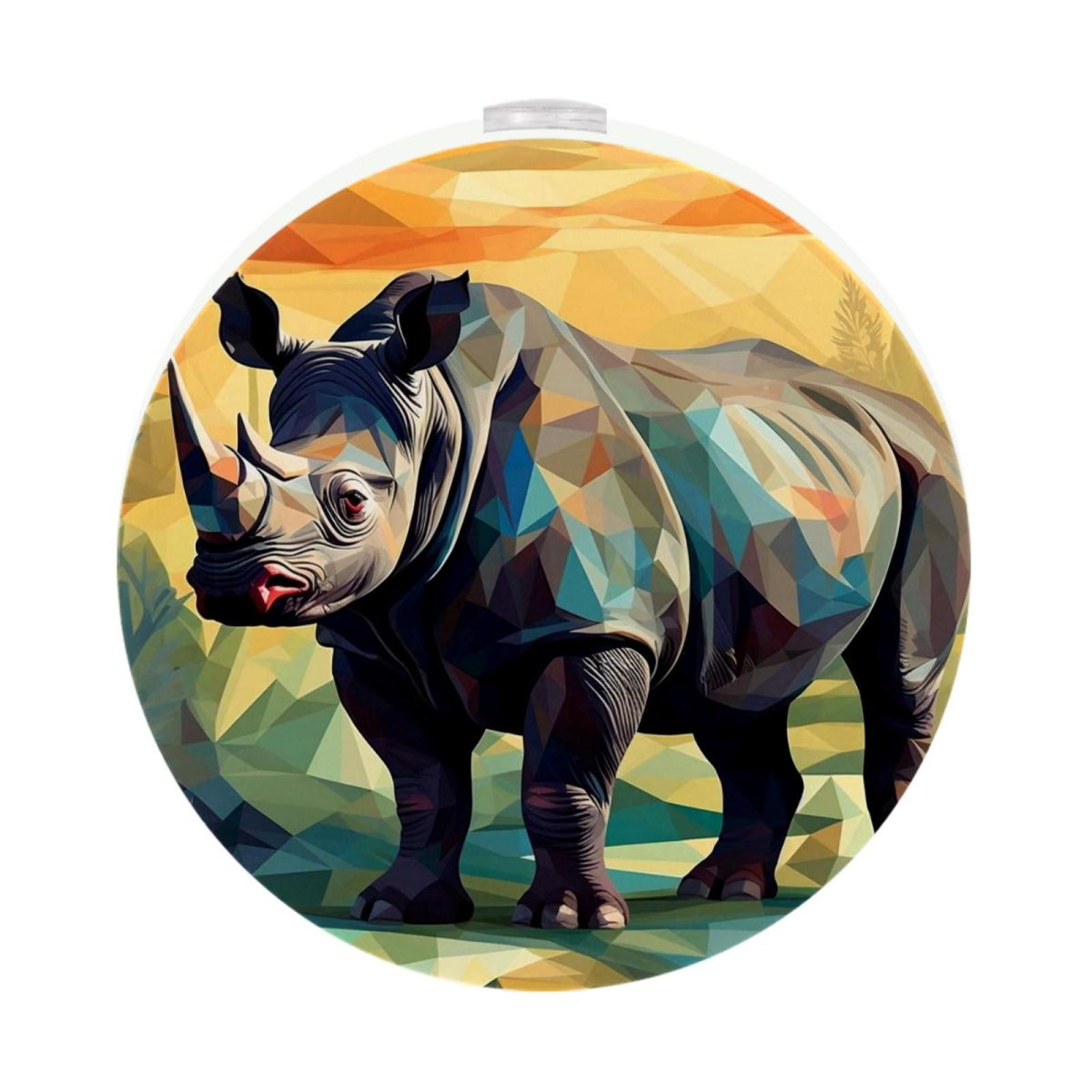 Rhino LED Round Night Light-2PCS: Compact and Energy-Efficient Lighting ...