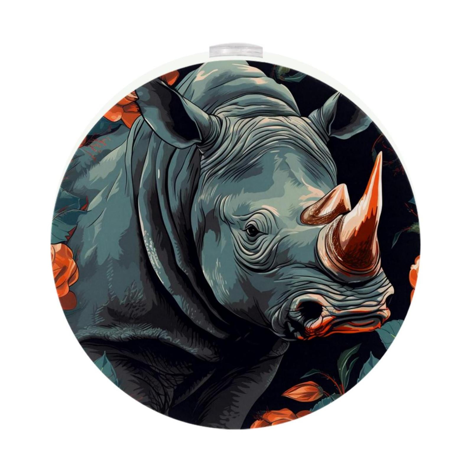 Rhino LED Round Night Light-2PCS: Compact and Energy-Efficient Lighting ...