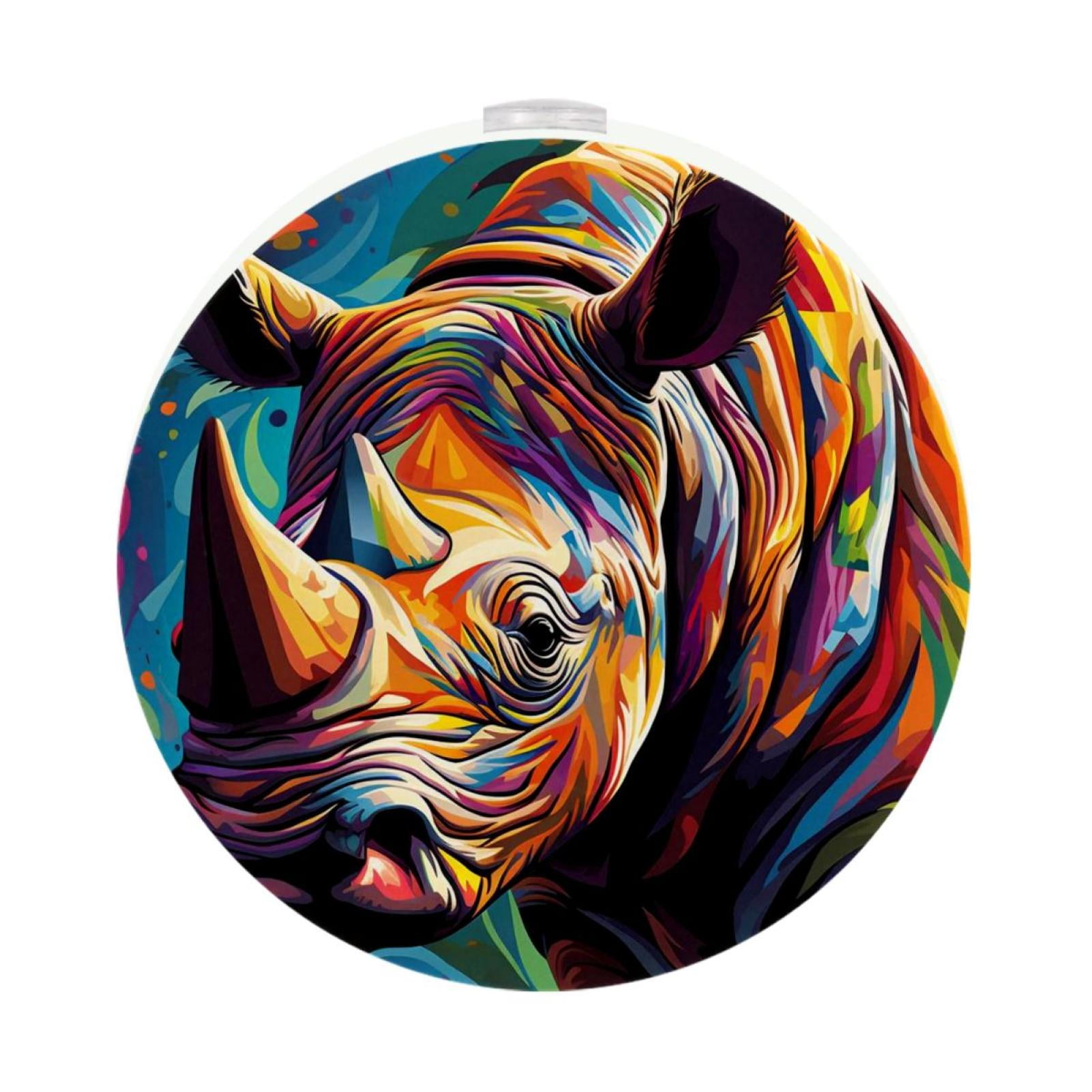 Rhino LED Round Night Light-2PCS: Compact and Energy-Efficient Lighting ...