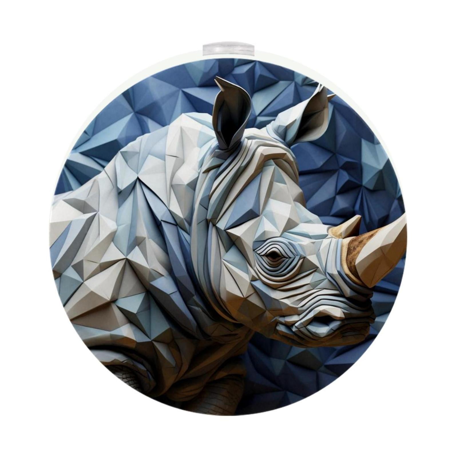 Rhino LED Round Night Light-2PCS, Energy Efficient Plug-in Bedroom ...