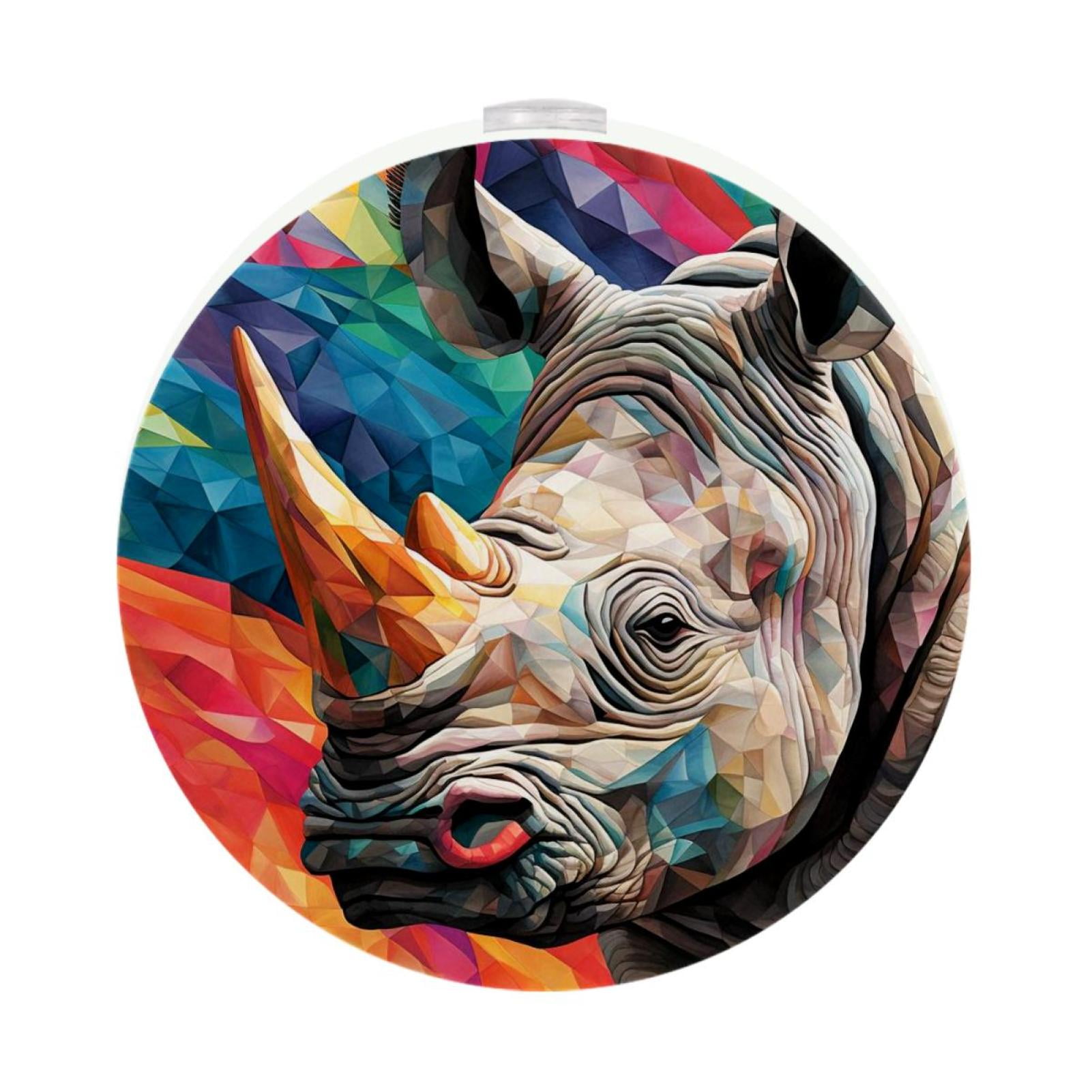 Rhino LED Round Night Light-2PCS Ultra Bright Candle Battery Powered ...