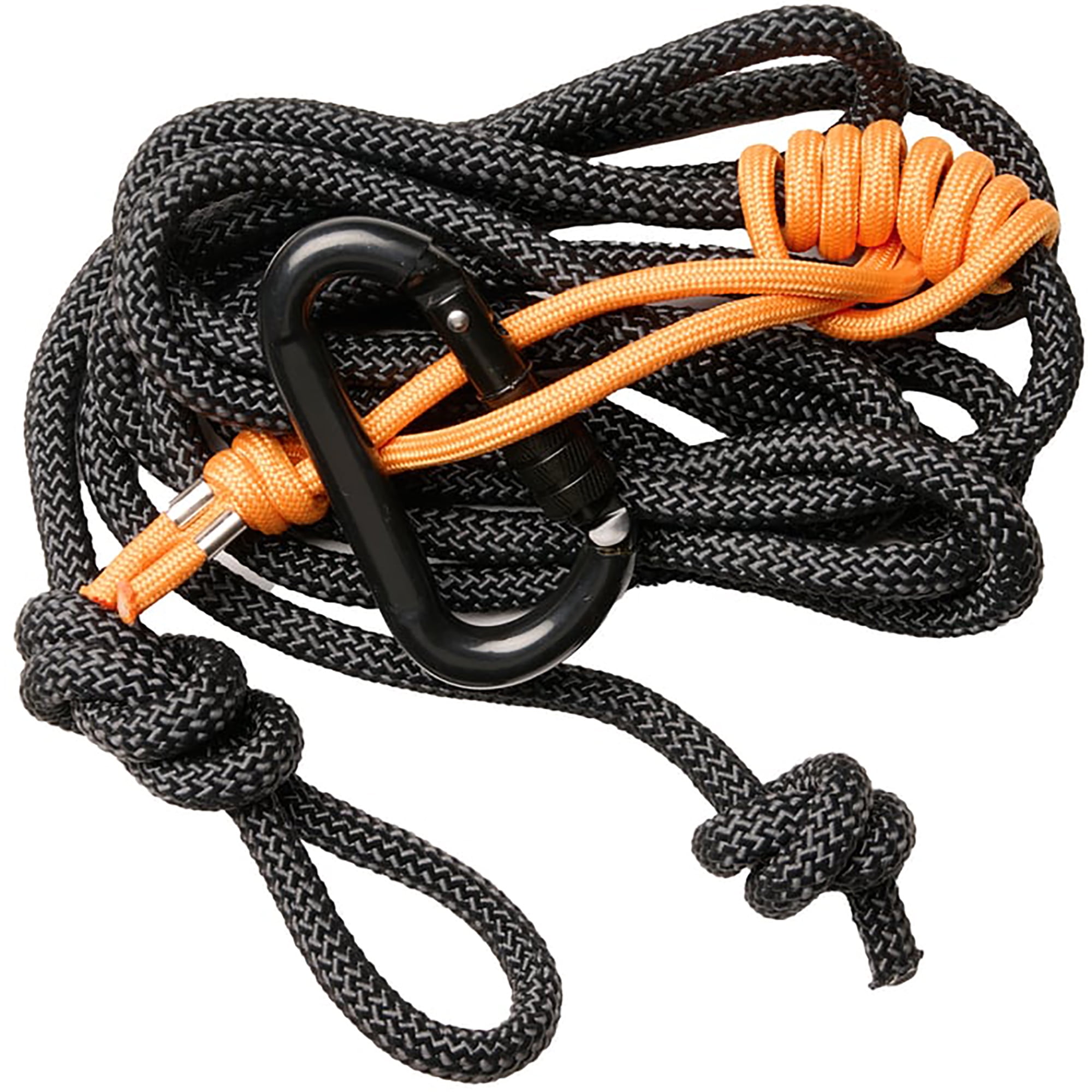 Rhino 10' Hunting Lineman's Rope with Carabiner and Knot - Black ...