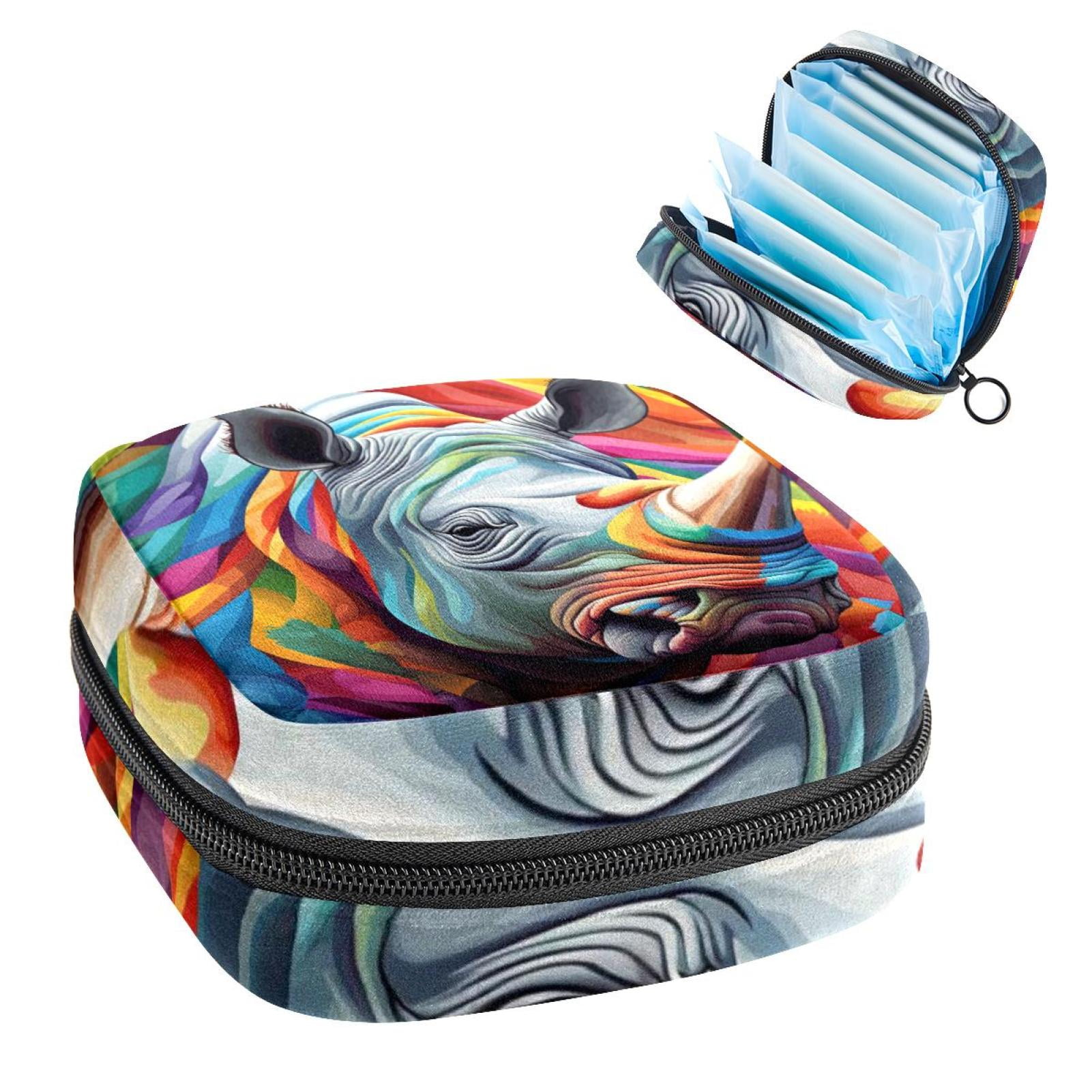 Rhino Pad Bag Period Bag Small Travel Pouch - Ideal Sanitary Napkin ...
