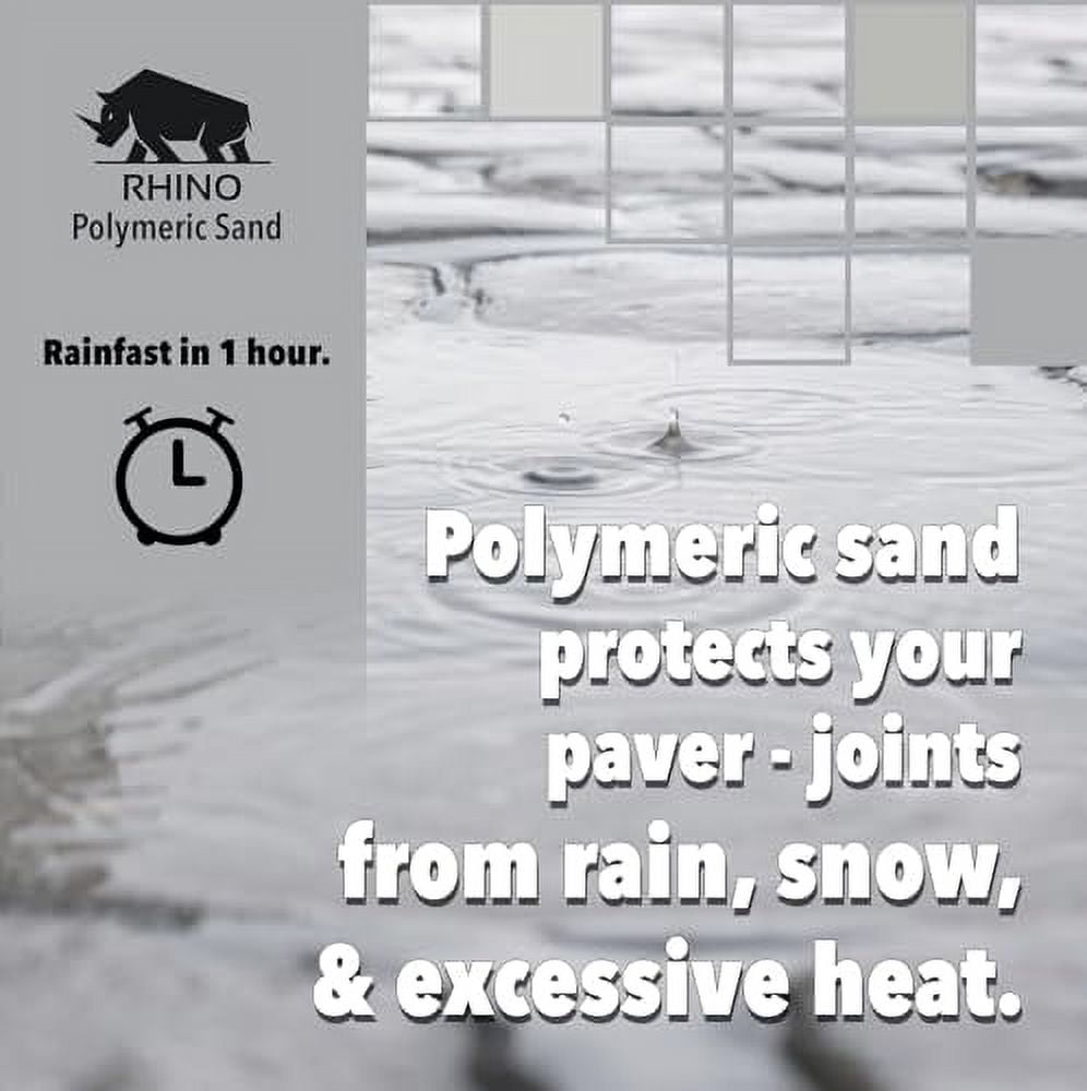 Rhino Power Bond Plus - Polymeric Sand for Pavers and Stone Joints up ...