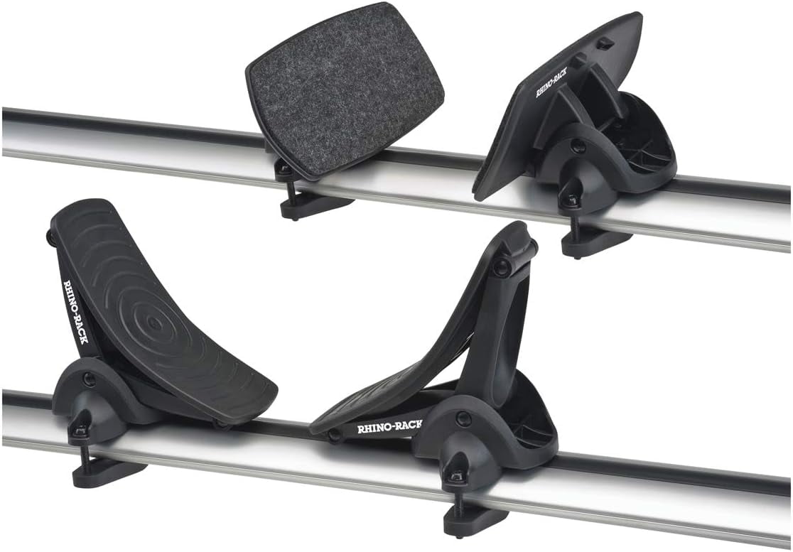 Rhino-Rack Nautic 570 Series Kayak/Canoe Carrier, Includes 2 x Tie Down ...