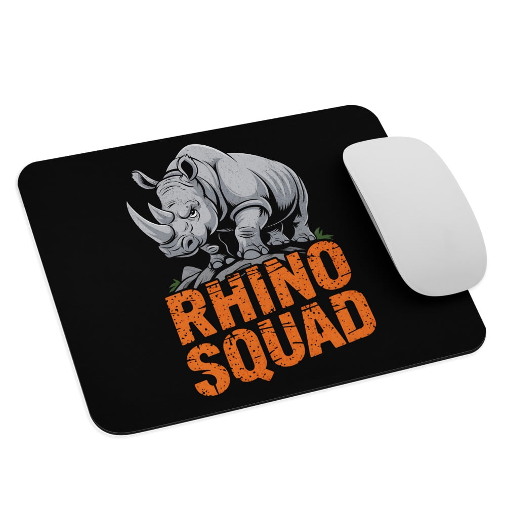 Rhino Team Rhinoceros Lover Mouse Pad, Rhino Squad - Walmart.com