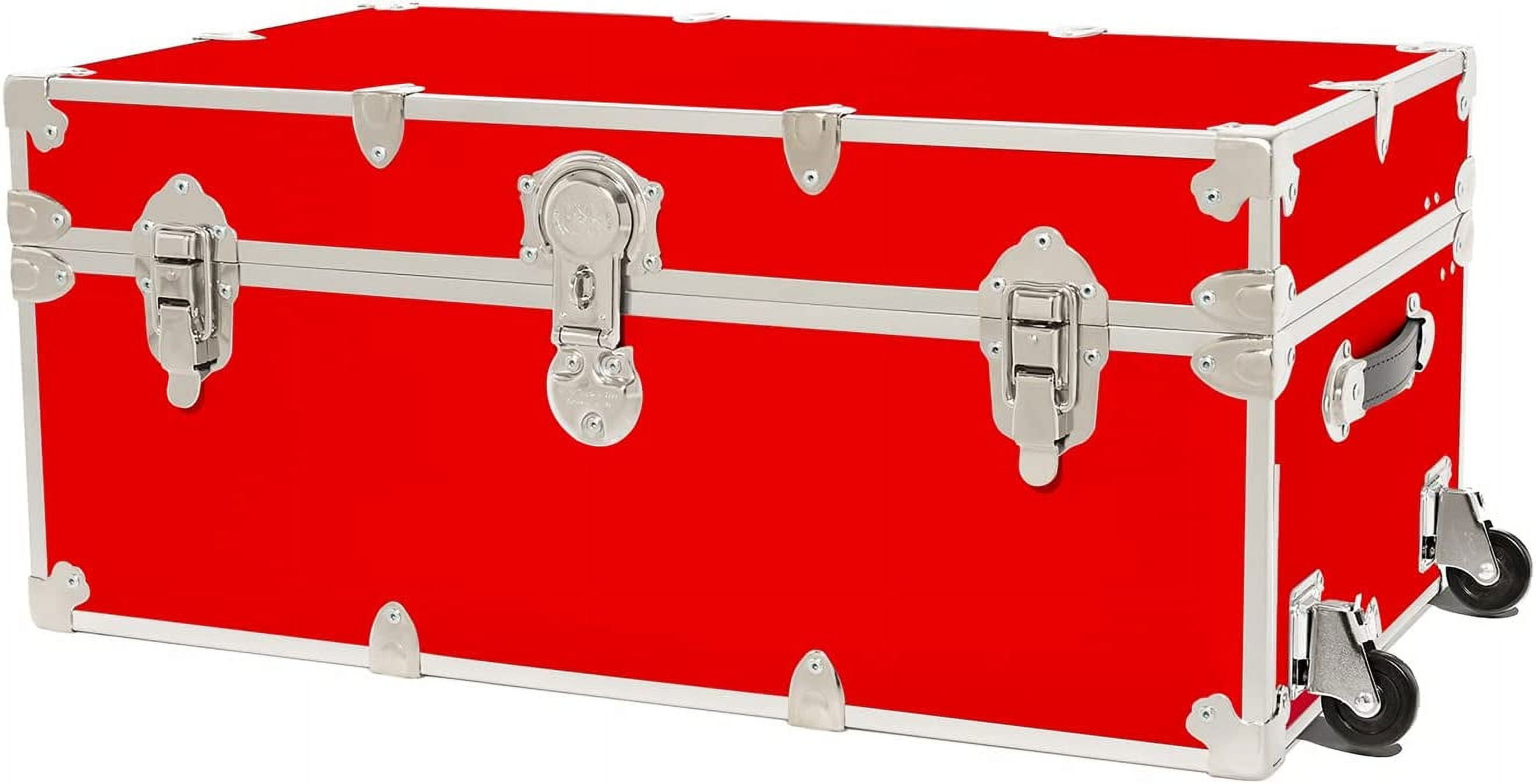 Rhino Trunk & Case Large Armor College Trunk with Removeable Wheels ...