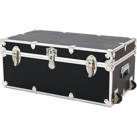 Rhino Trunk and Case Small Summer Camp Trunk with Wheels 30x17x13 ...