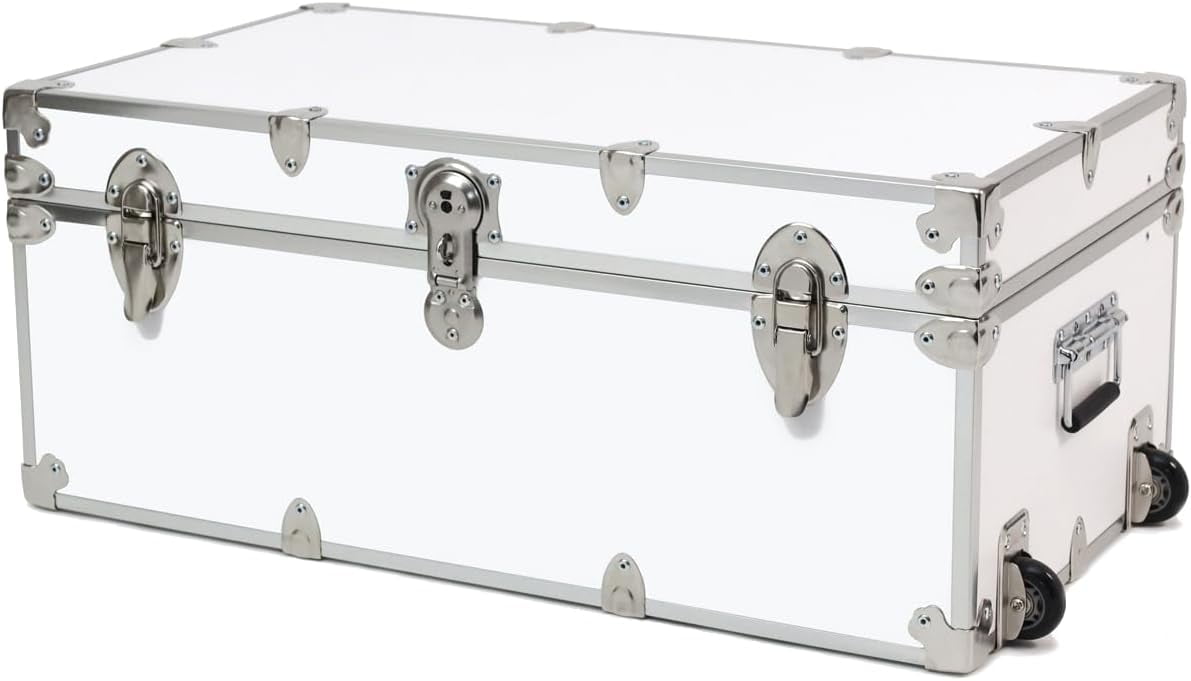 Rhino Trunk & Case Small Essential Summer Camp Trunk with Wheels ...
