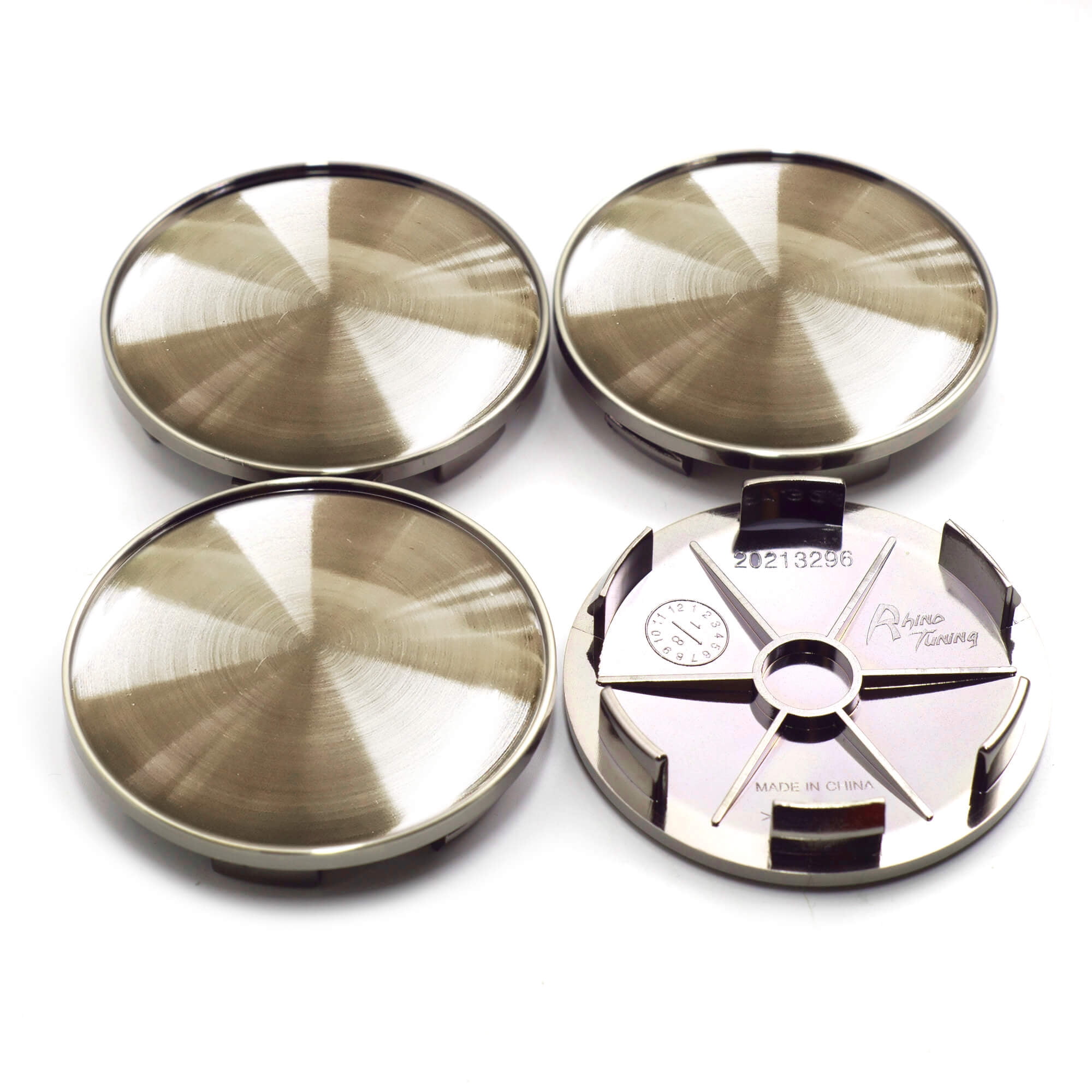 RhinoTuning Wheels Center Cap Hub OD: 68mm/2.68in ID:61.5mm/2.42in for ...