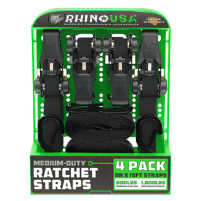 Rhino Straps: Heavy Duty Ratchet & Tie Down Straps - Walmart.com