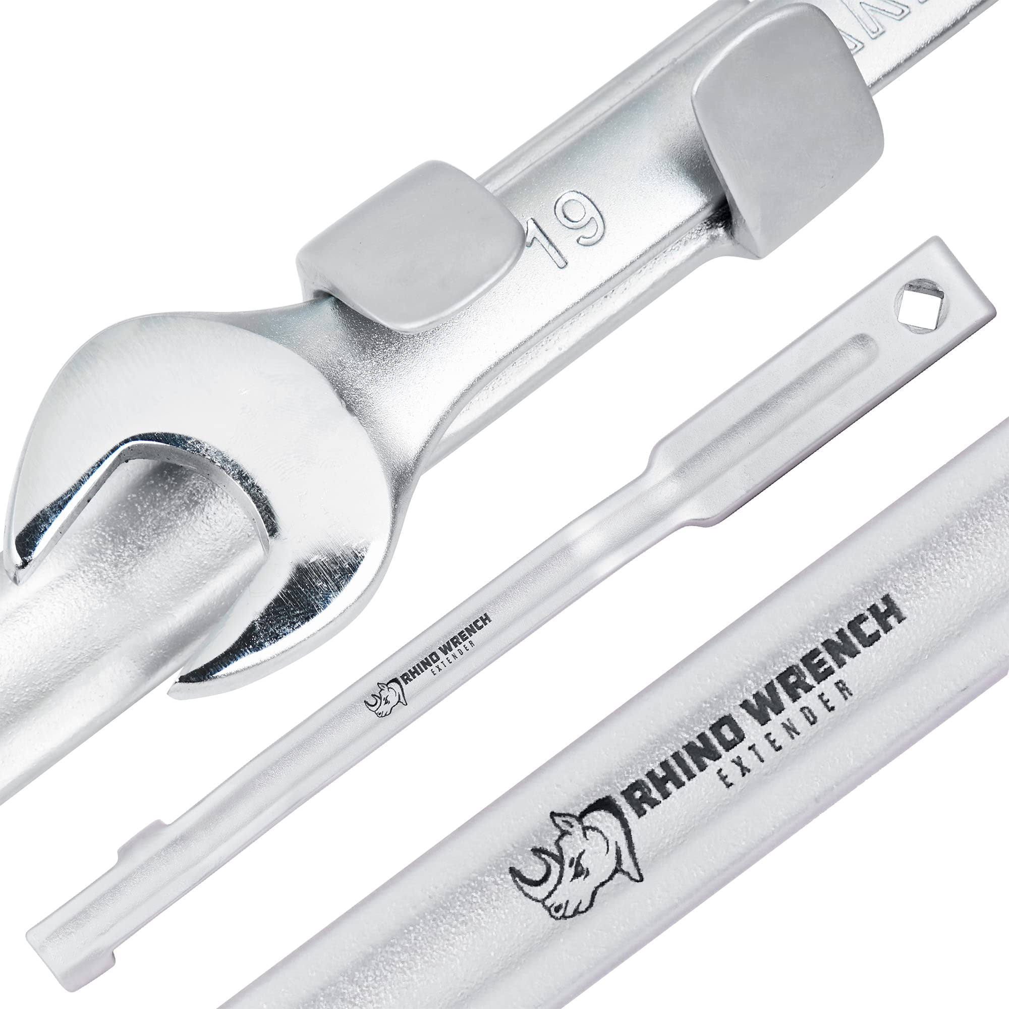 Rhino Wrench Extender Tool Bar - Extra-Long 15 Inch Wrench Extension ...