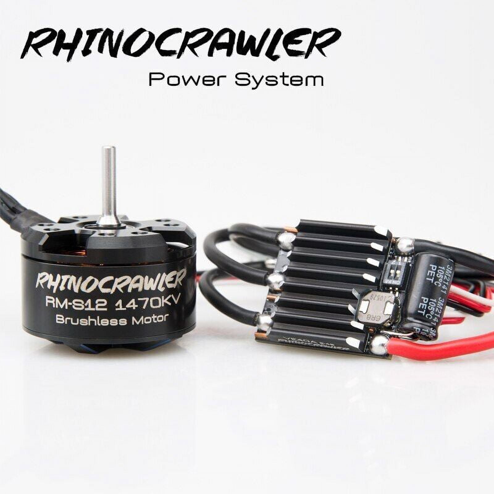 RhinoESC RC AM32 Crawler ESC RM-S12 Brushless Motor 40A for SCX10 ...