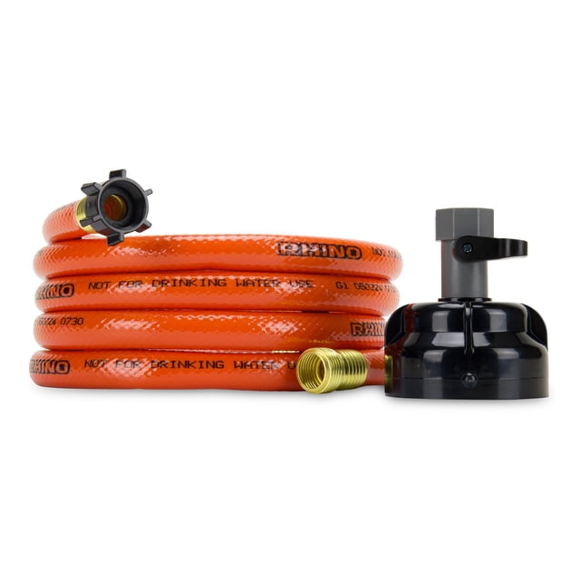 RhinoFLEX 10', Clean Out Hose System, with Rinse Cap - Walmart.com