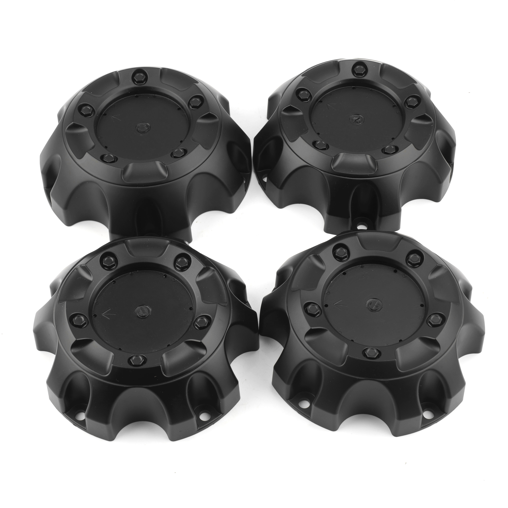 RhinoTuning 136mm/5.35in OD 38mm/1.48in H Wheel Center Caps for Fuel ...