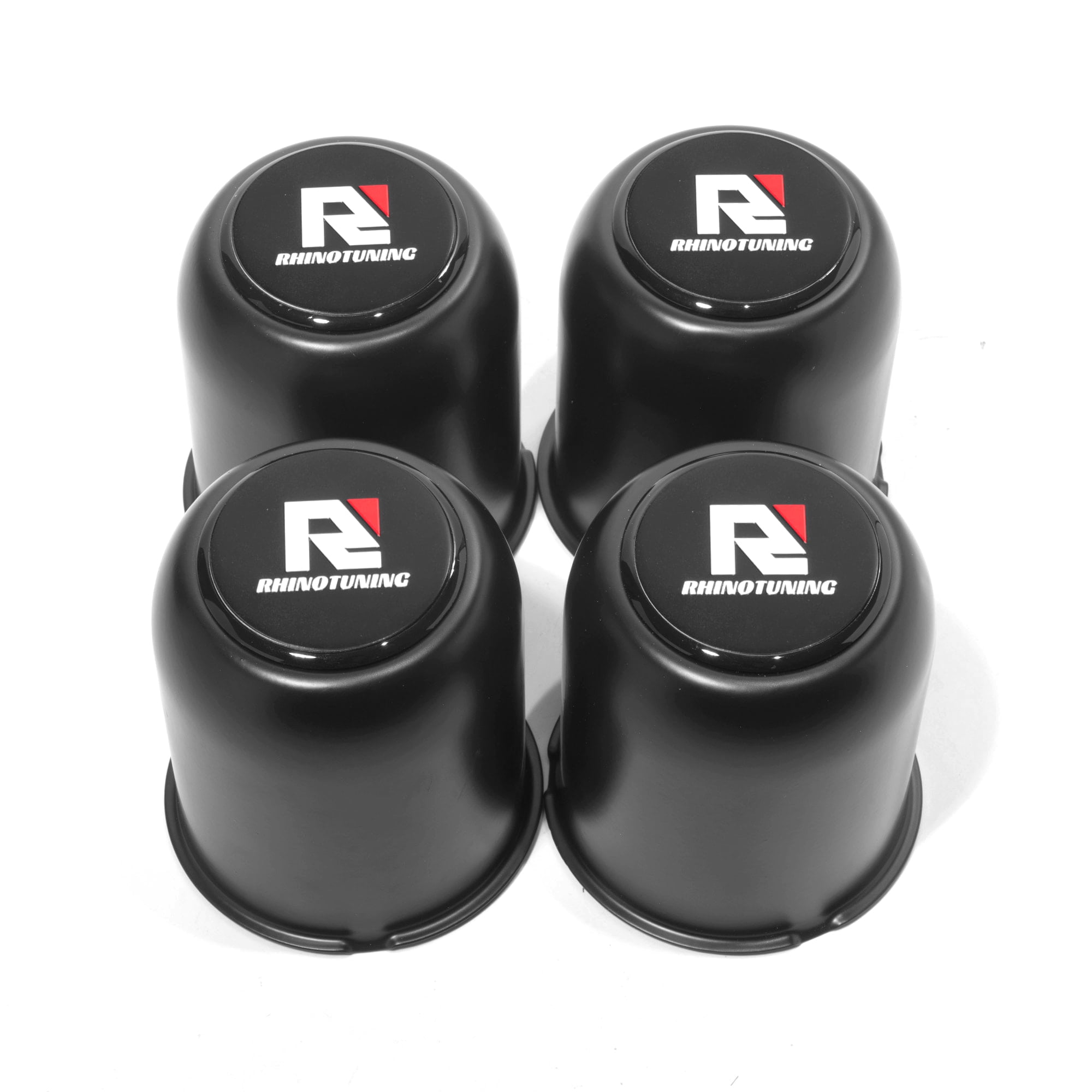 RhinoTuning 3.19" Hub Matte Black Painted Stainless Steel Push-Thru ...
