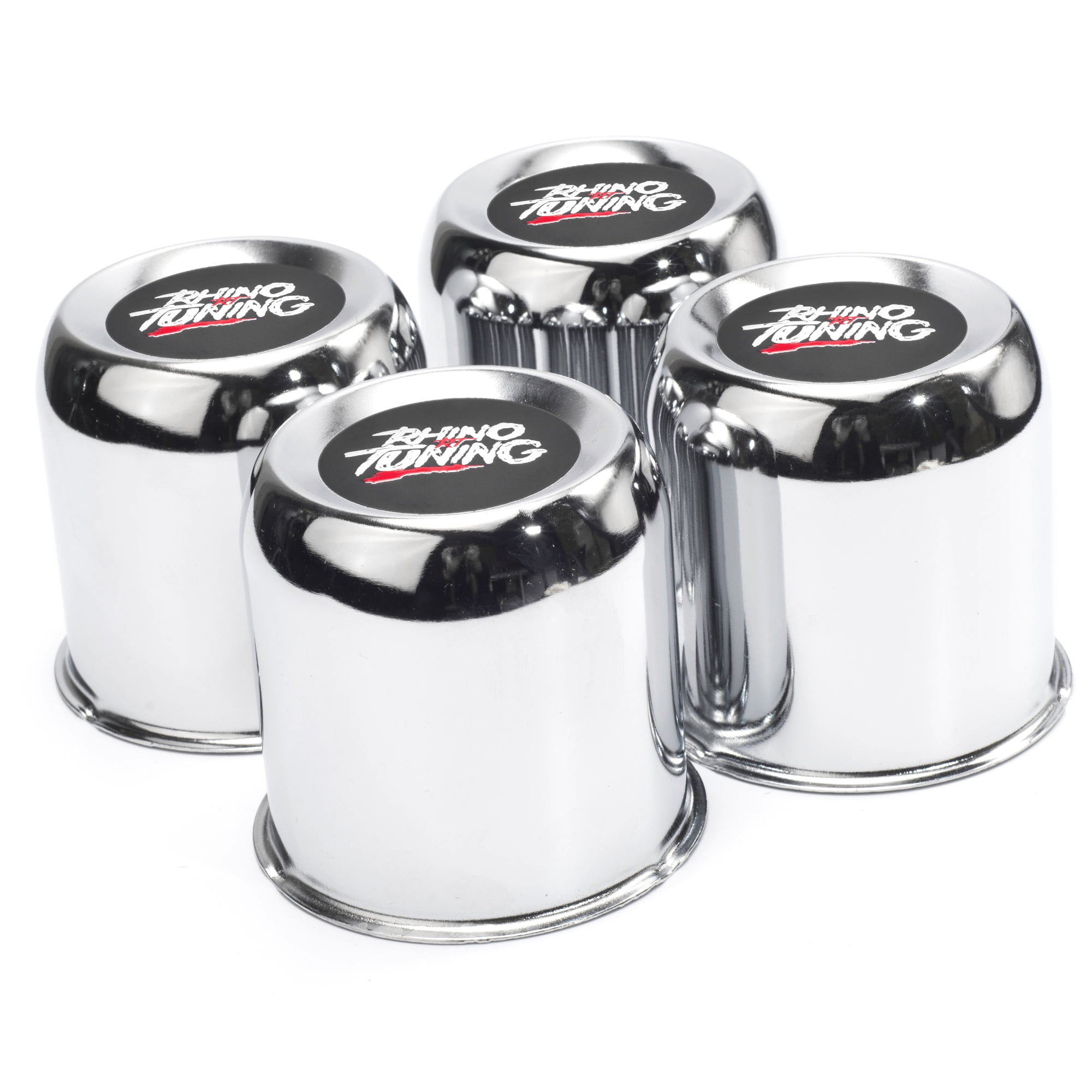 RhinoTuning 3.19" Hub Mirror Chrome Plated Carbon Steel PUSH-THRU HUB ...