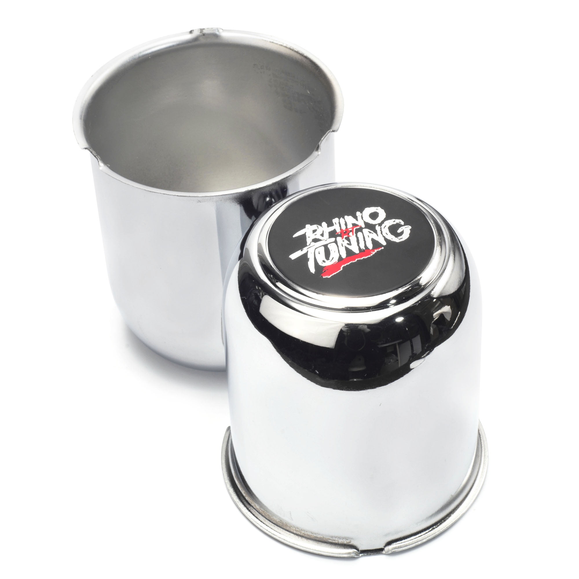 RhinoTuning 3.19" Hub Mirror Chrome Plated Carbon Steel Trailer Wheel ...