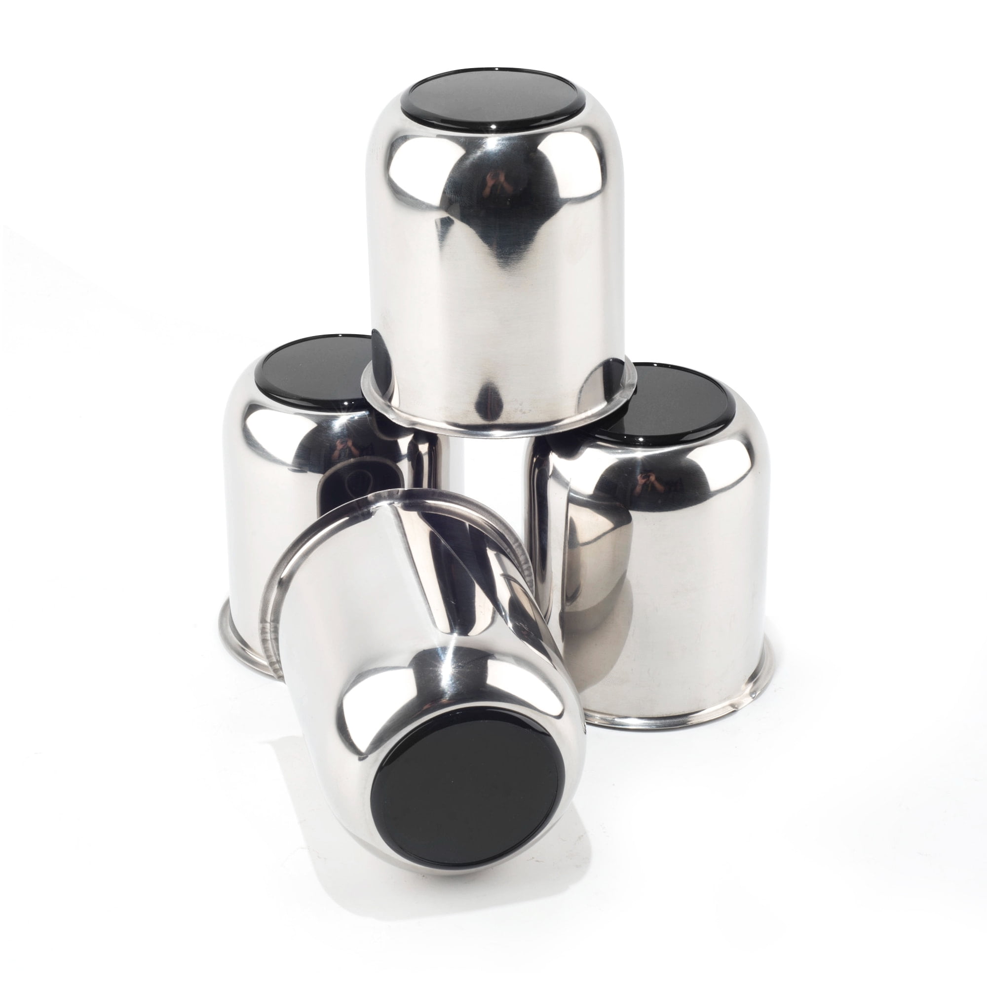 RhinoTuning 3.19in Stainless Push Through Hub Center Caps For Truck ...